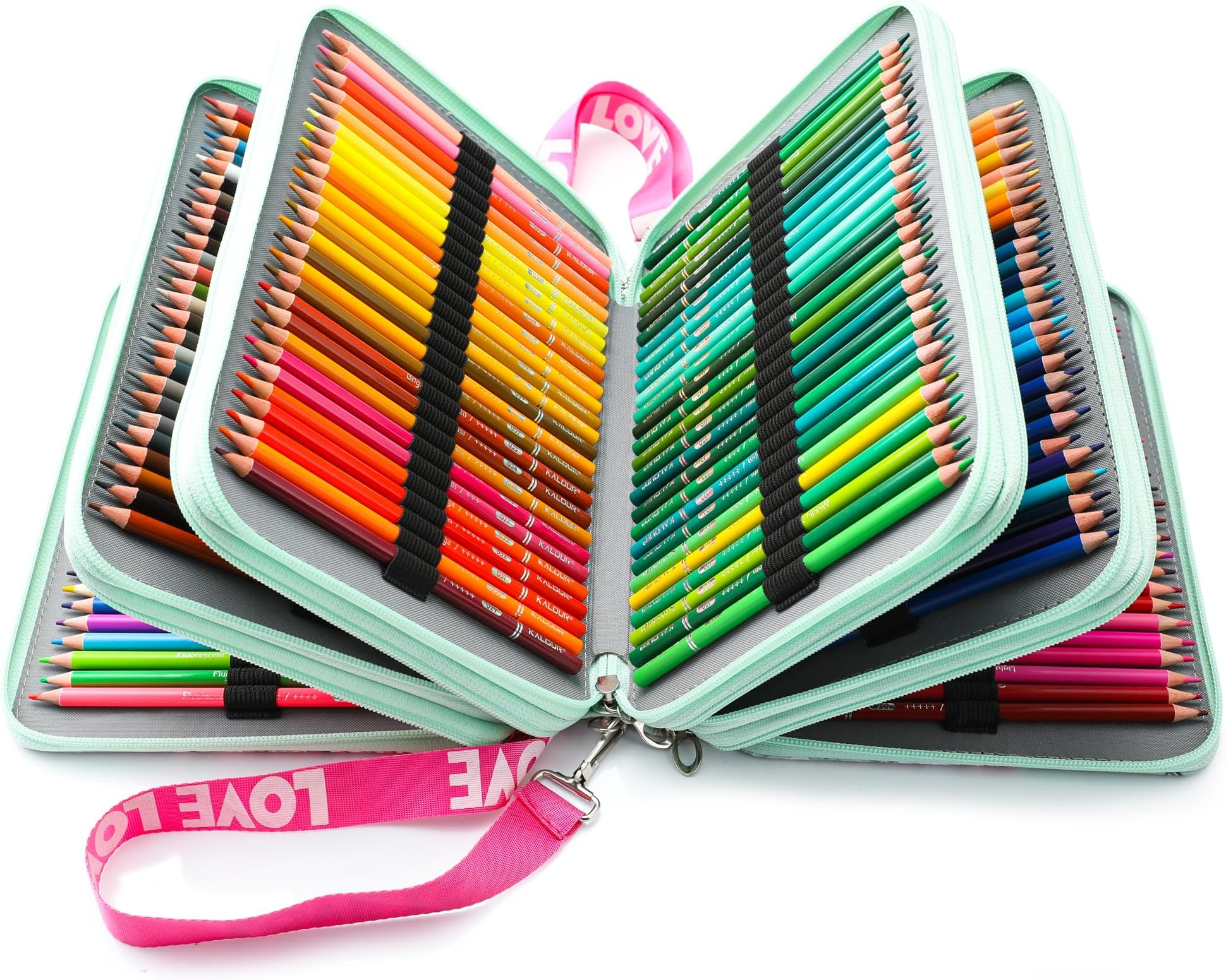 KALOUR 256 Colored Pencils Set for Adult Coloring,Soft Core Pencils for ...