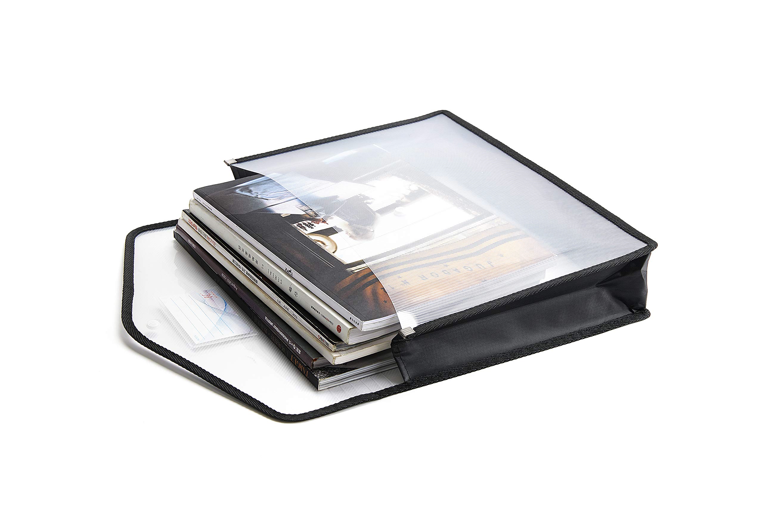 Snapklik.com : FANWU 6 Pack Plastic File Wallet Document Organizer