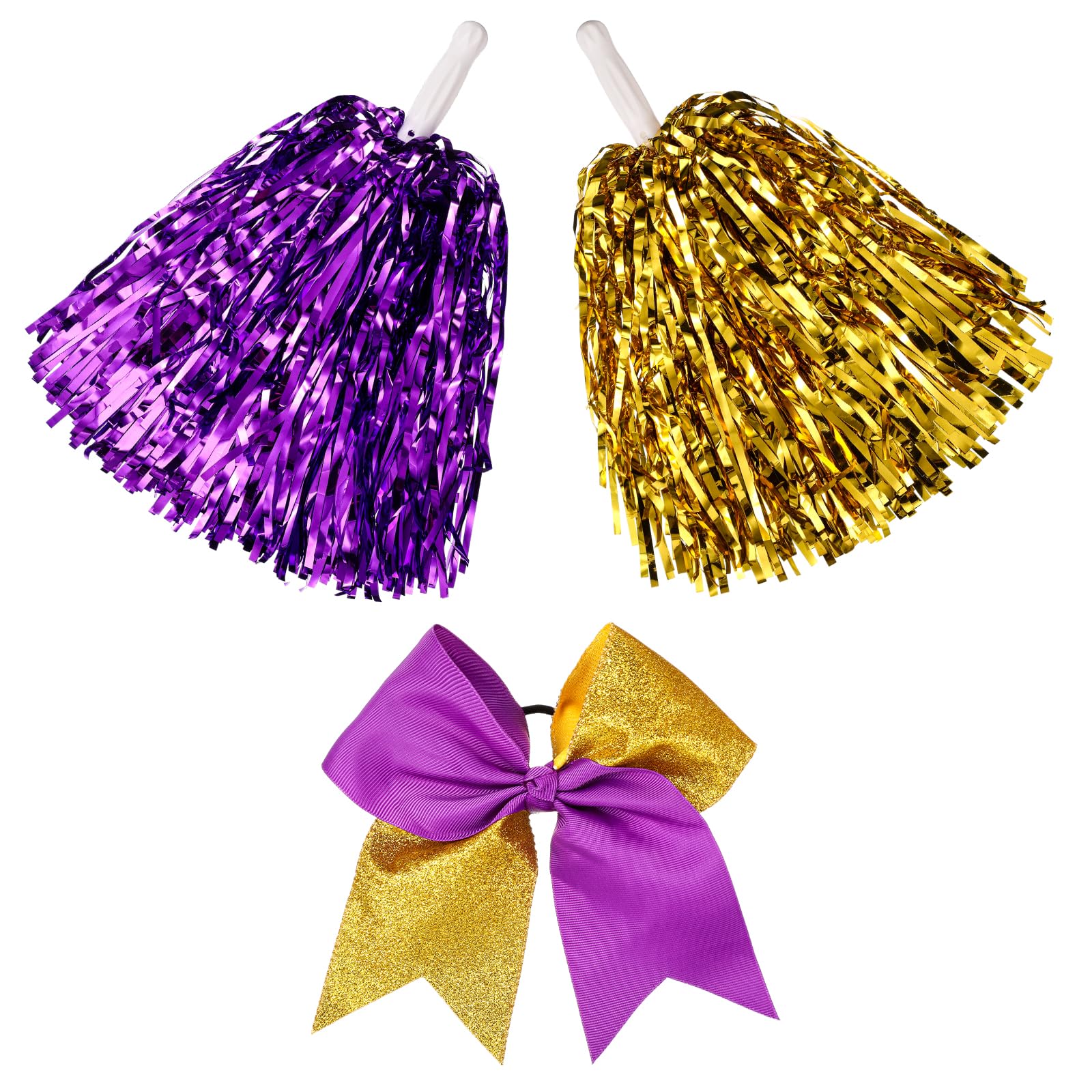 Snapklik.com : Hanaive 3 Pcs Cheerleading Pom Poms And Large ...