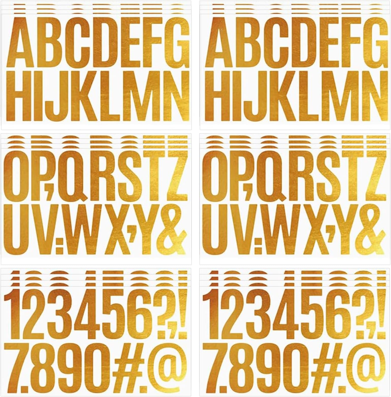 Amazon.com: 650pcs Letter Stickers 15 Sheets 1+2Inch Alphabet Stickers ...
