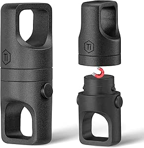 Amazon.com: KeyUnity KA48 Titanium Magnetic Keychain, quick release key ring, Rotatable Key ...