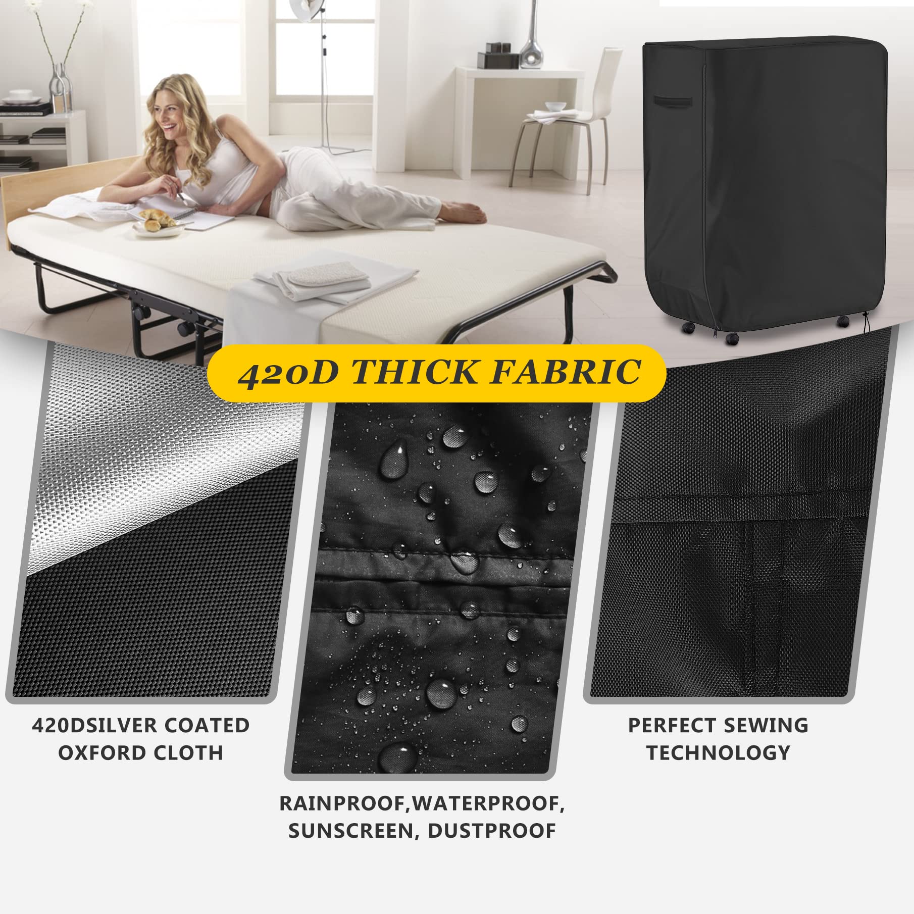Folding Bed Cover Single