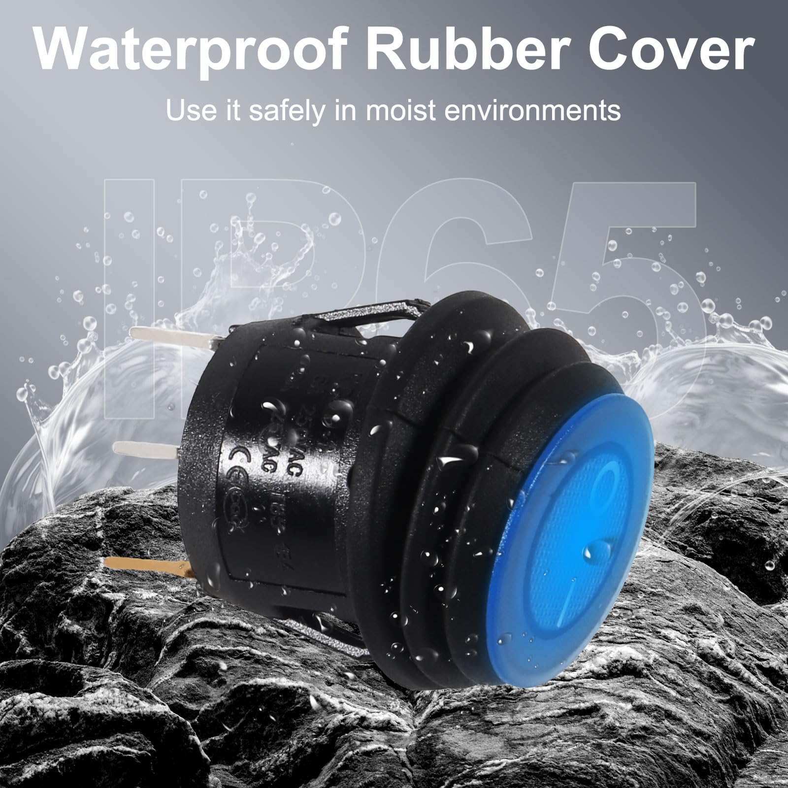 Snapklik.com : Waterproof Round Rocker Switch