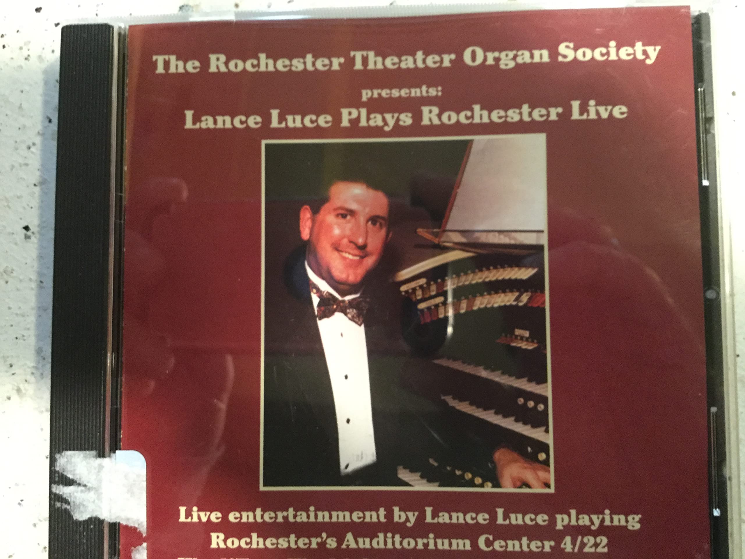 Lance Luce - The Rochester Theater Organ Society presents: Lance Luce ...