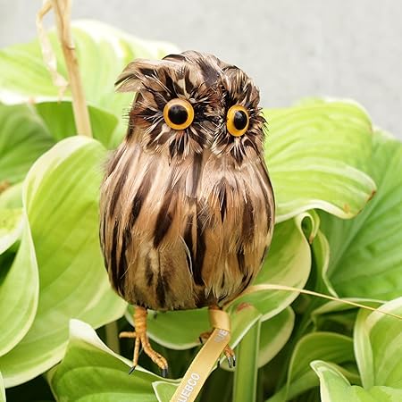 Amazon｜プエブコ PUEBCO バードオフジェ ARTIFICIAL BIRDS 白フクロウ White Owl Lサイズ 111070 ...