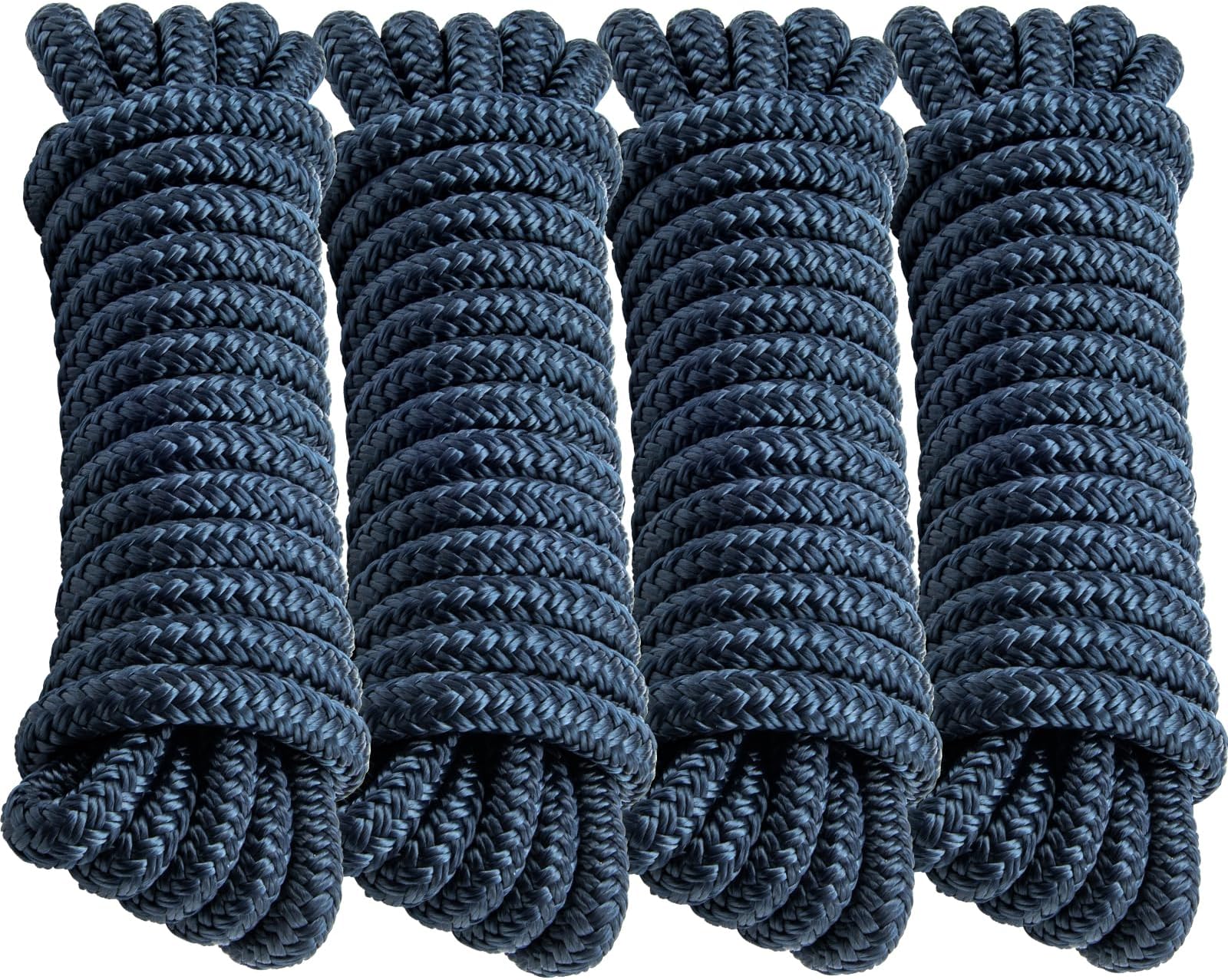 Amazon.com: Dock Lines for Boats 1/2 Inch,Boat Ropes for Docking 1/2”X ...