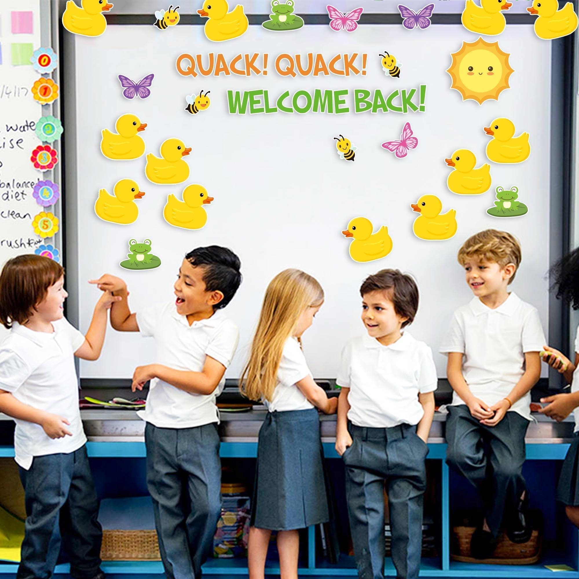 Snapklik.com : Back To School 59Pcs Duck Bulletin Board Cutout ...