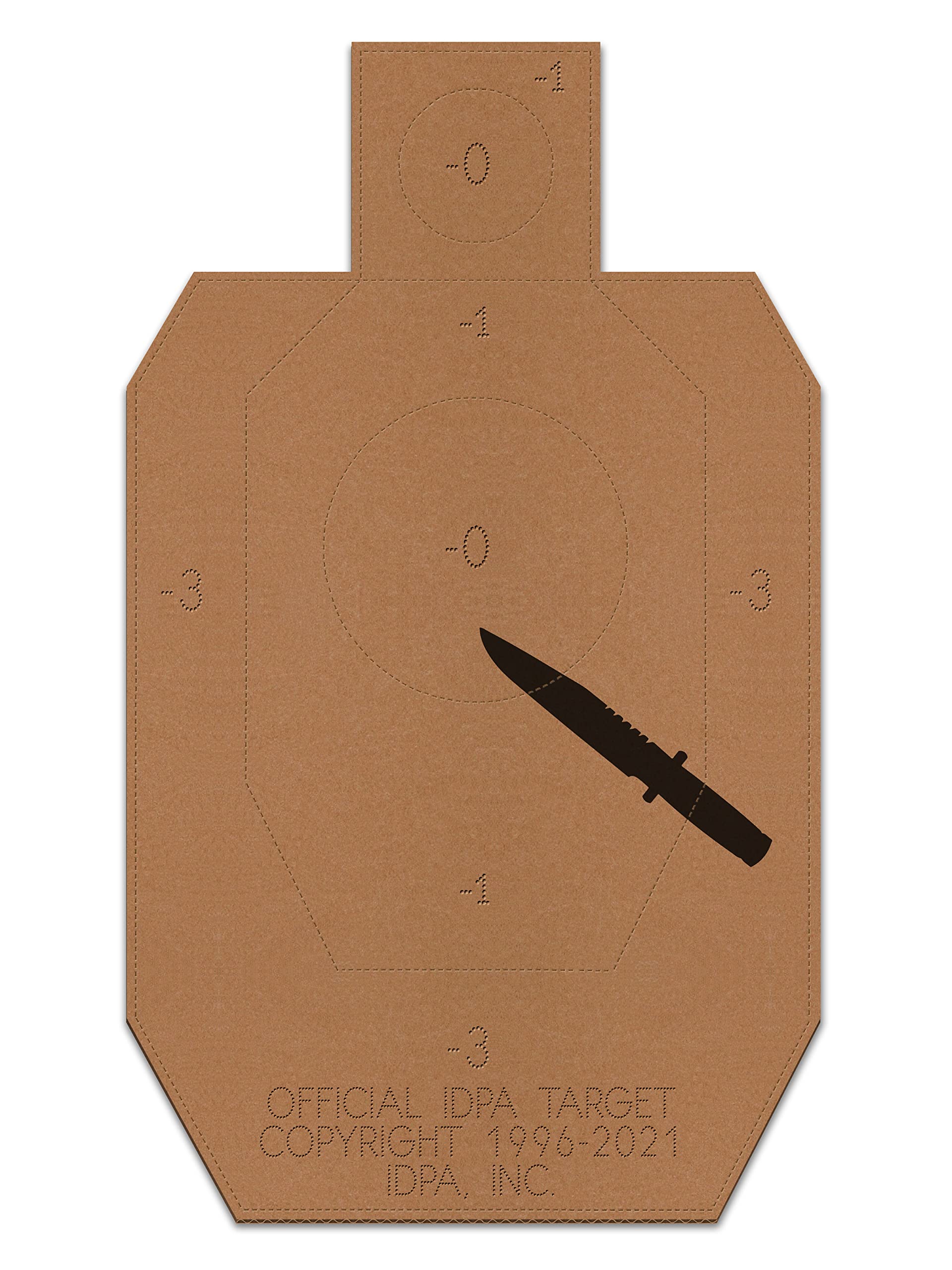 Snapklik.com : Official IDPA Cardboard Shooting Targets, Competition ...