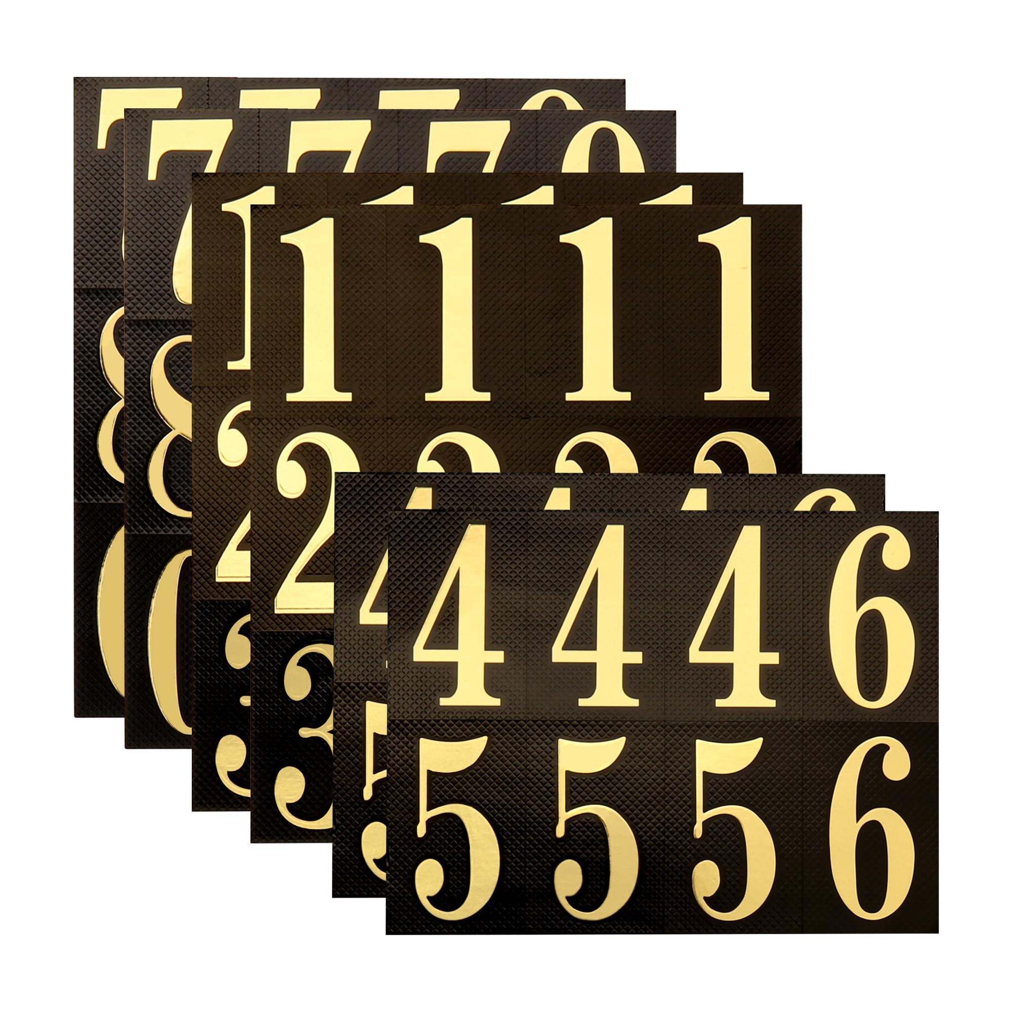 Amazon.com: HASWARE Mailbox Numbers: 6 Sheets Number Stickers ...