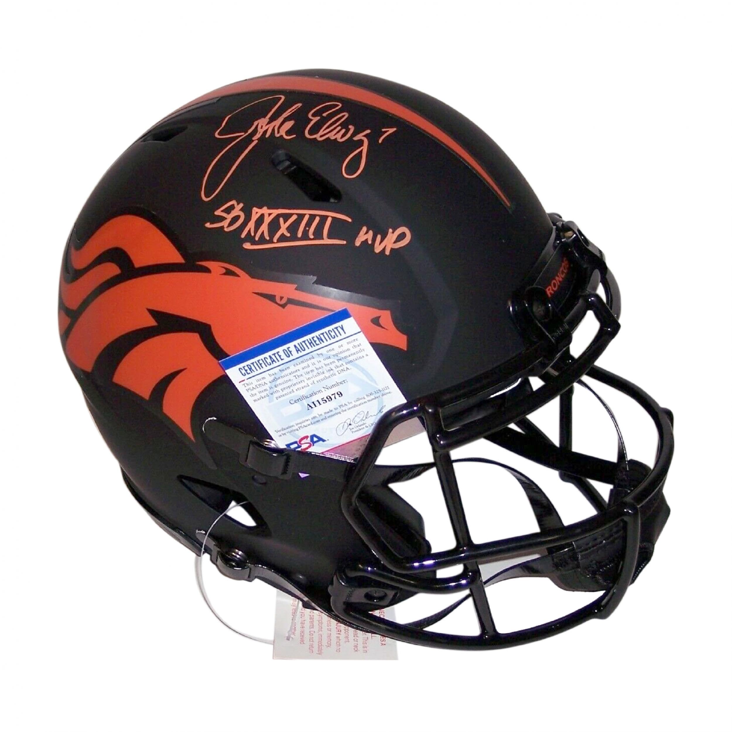 Denver Broncos Autographed Helmets