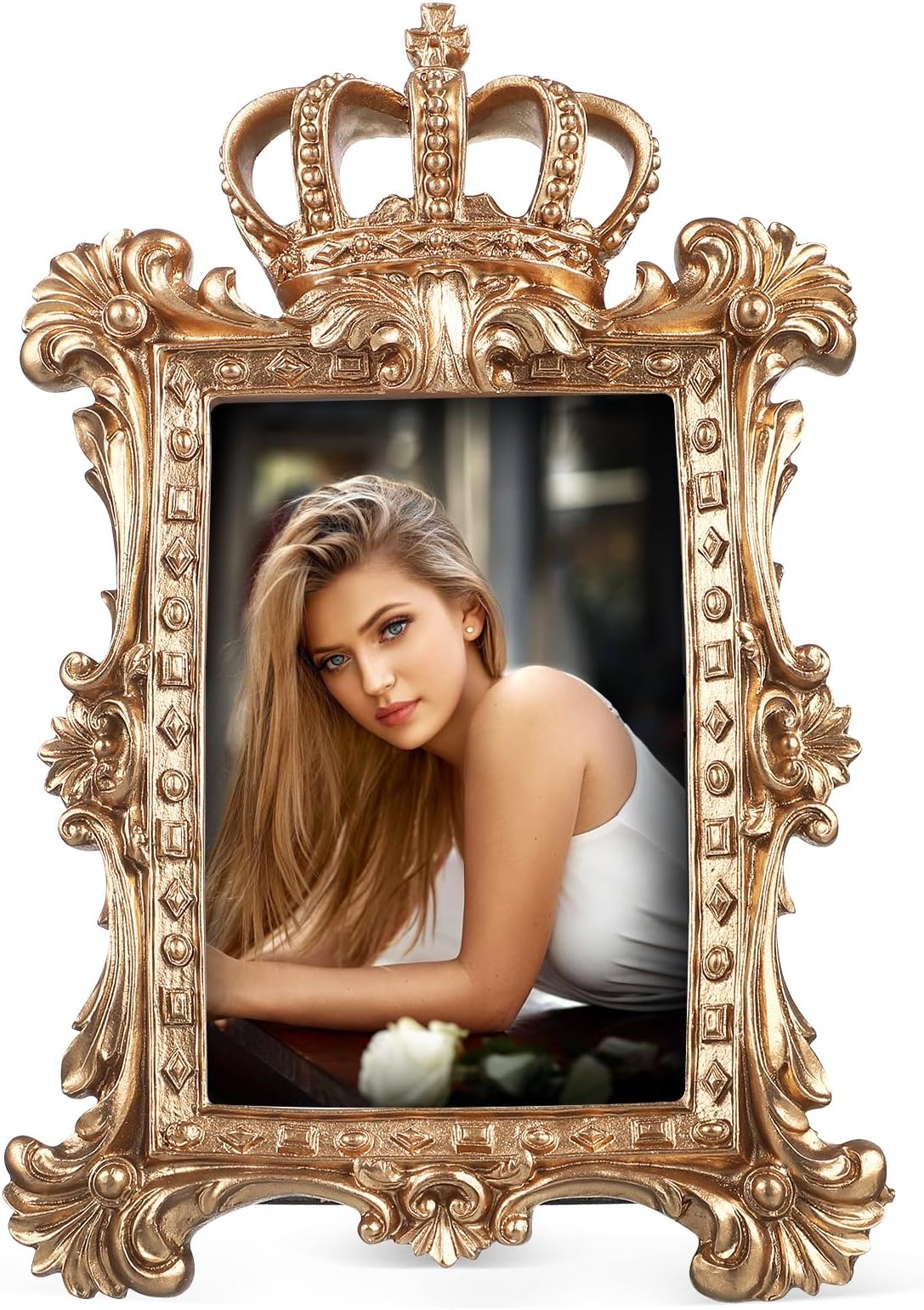 Amazon.com: FASHIONCRAFT Picture Frame, Table Number Magnificent Gold ...