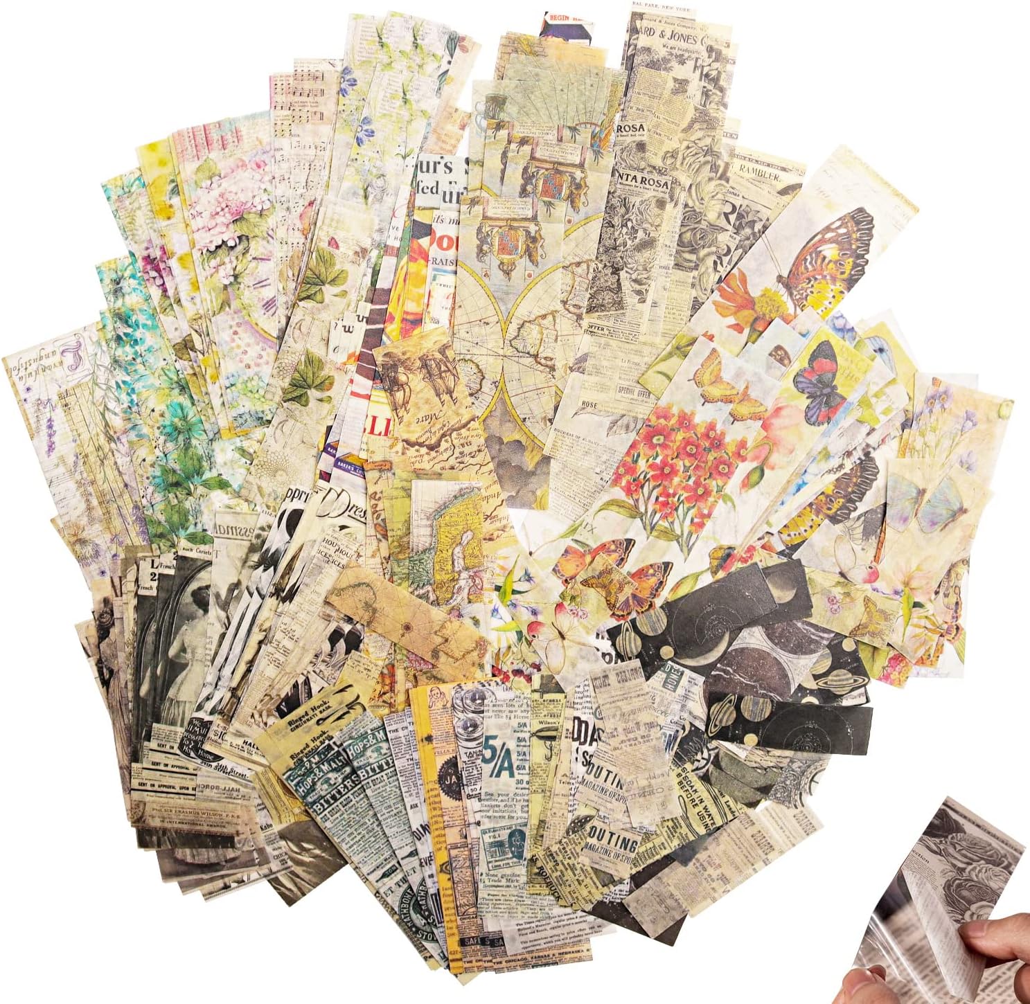 Amazon.com: 360 Pcs Assorted Vintage Ephemera Packs for Scrapbooking ...