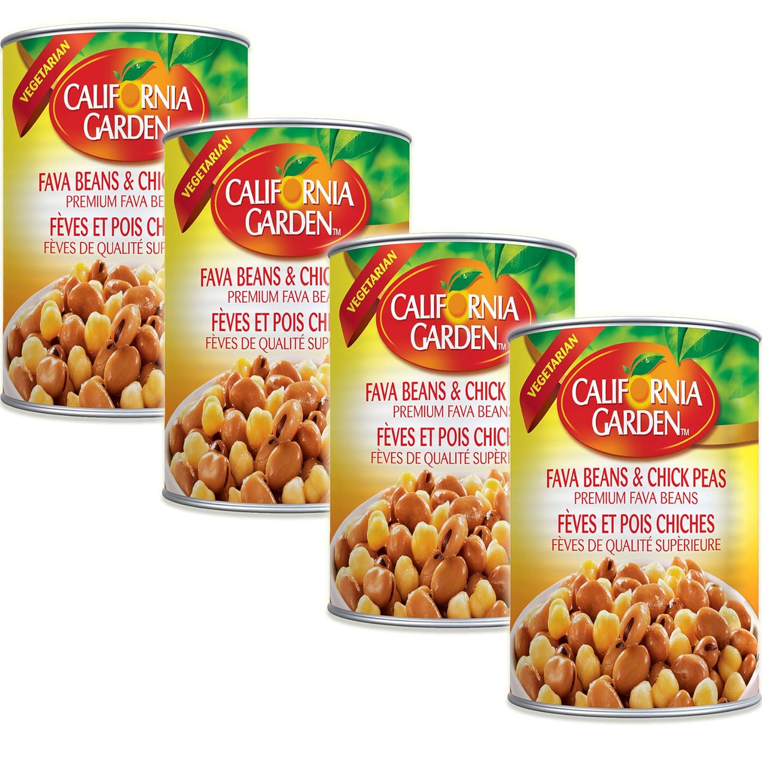 Amazon.com : California Garden Fava Beans and Chick Peas 450g (4 cans ...