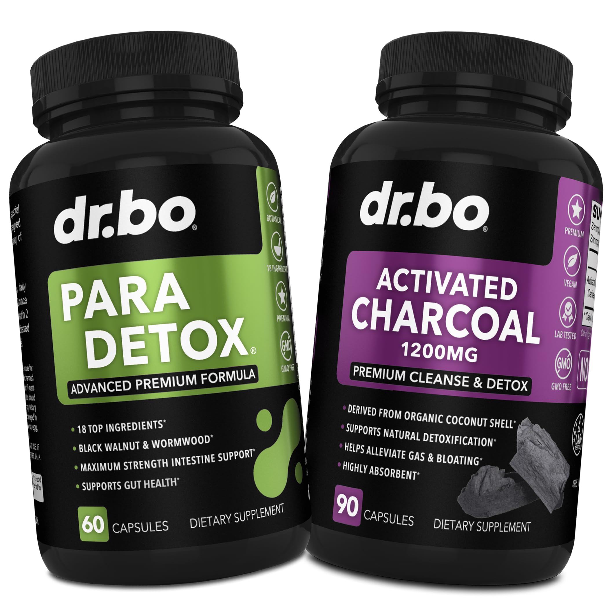 Amazon.com: Body Detox Cleanse & Charcoal Capsules - Intestinal ...