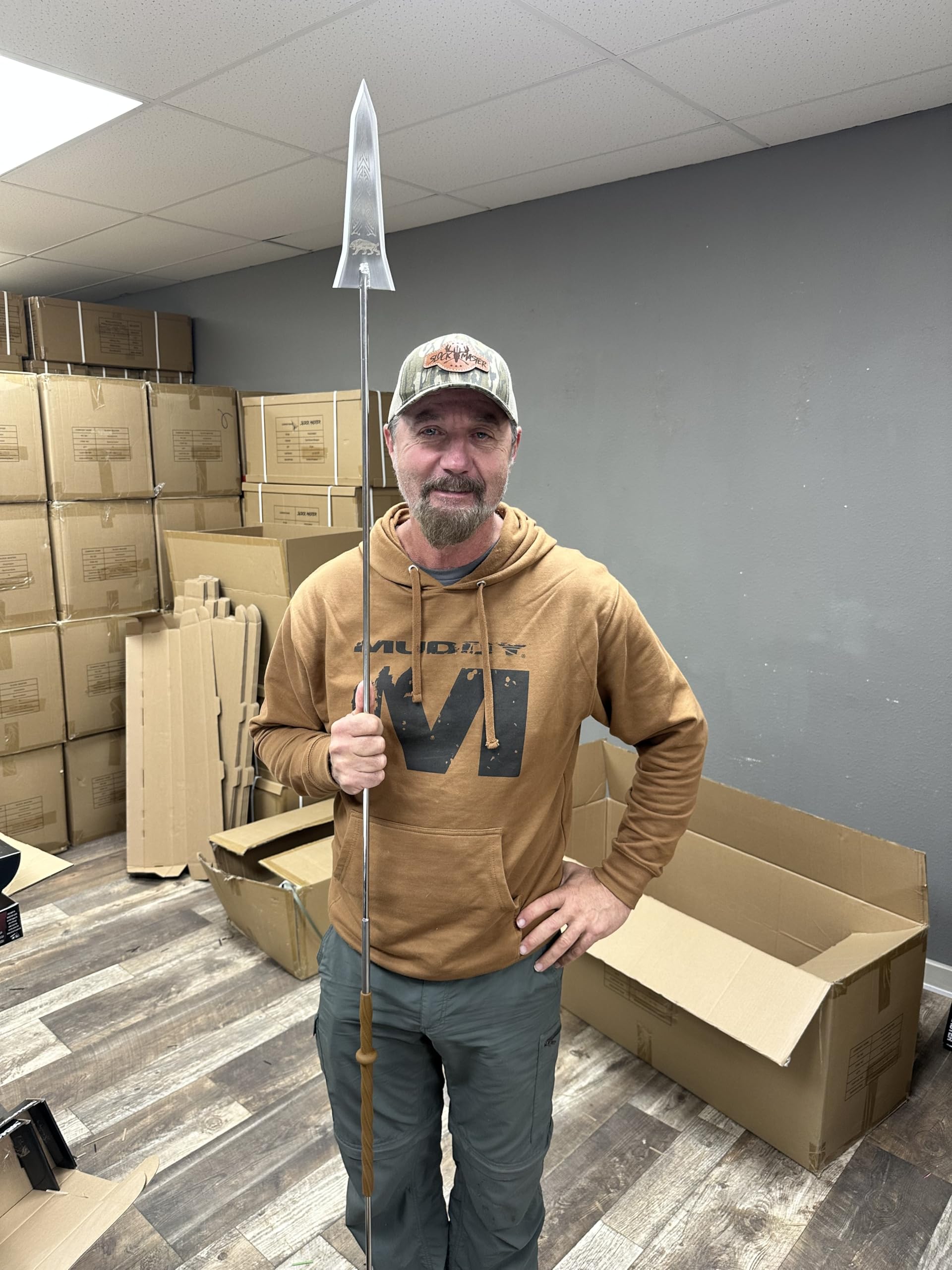 Amazon.com : Slock Master Saber Tooth Spear, 85" Overall Length, Two ...