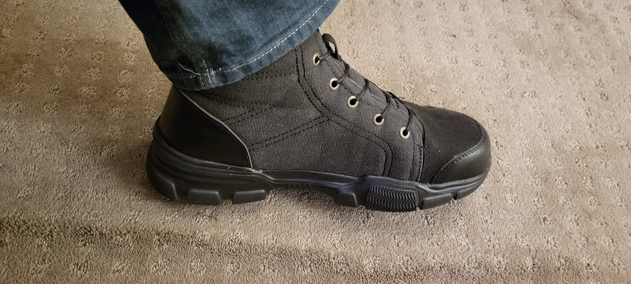 $9/mo - Finance SUADEX Steel Toe Boots for Men Military Work Boots ...