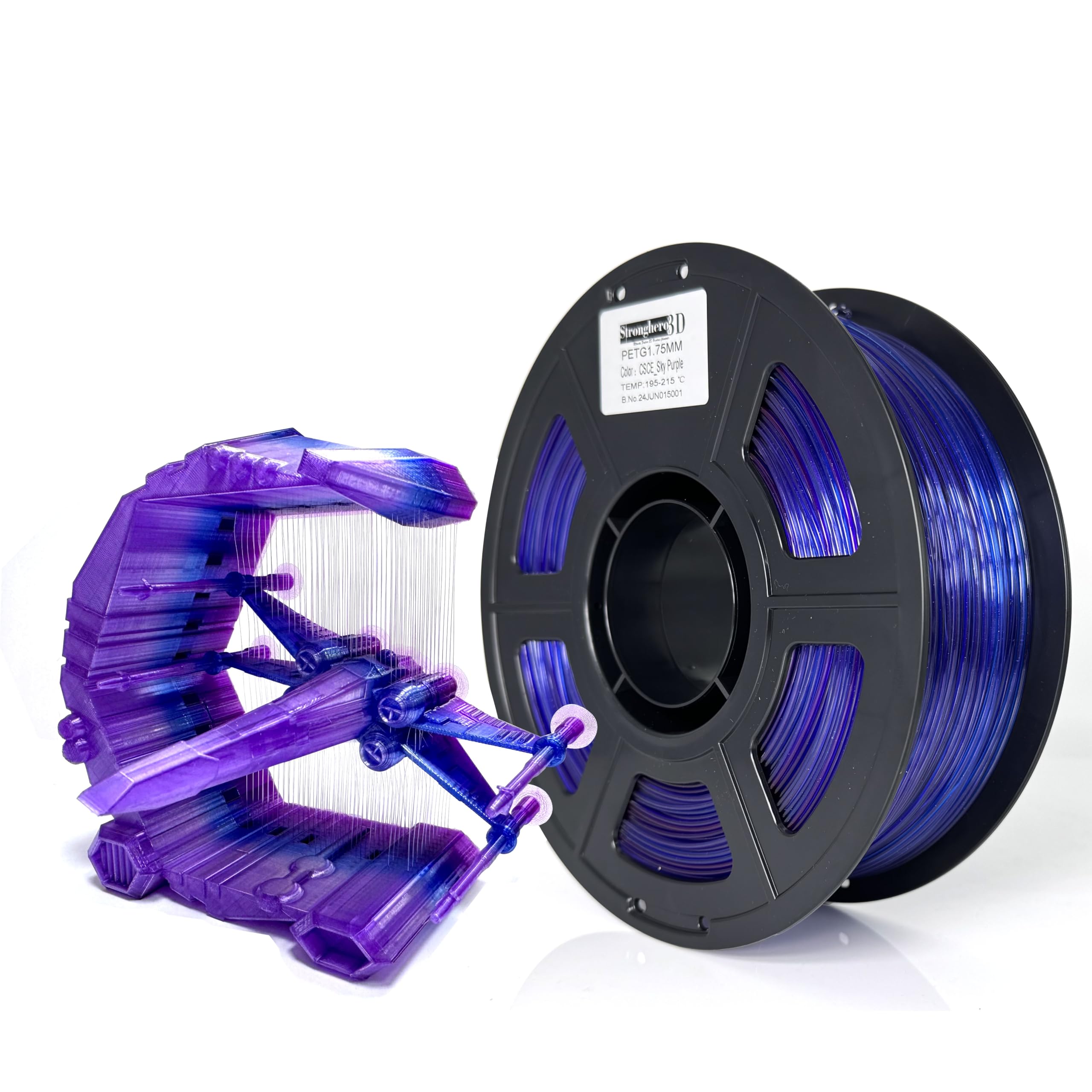 Amazon.com: Stronghero3D PETG 3D Printer Filament 1.75 mm,Core Shell Co ...