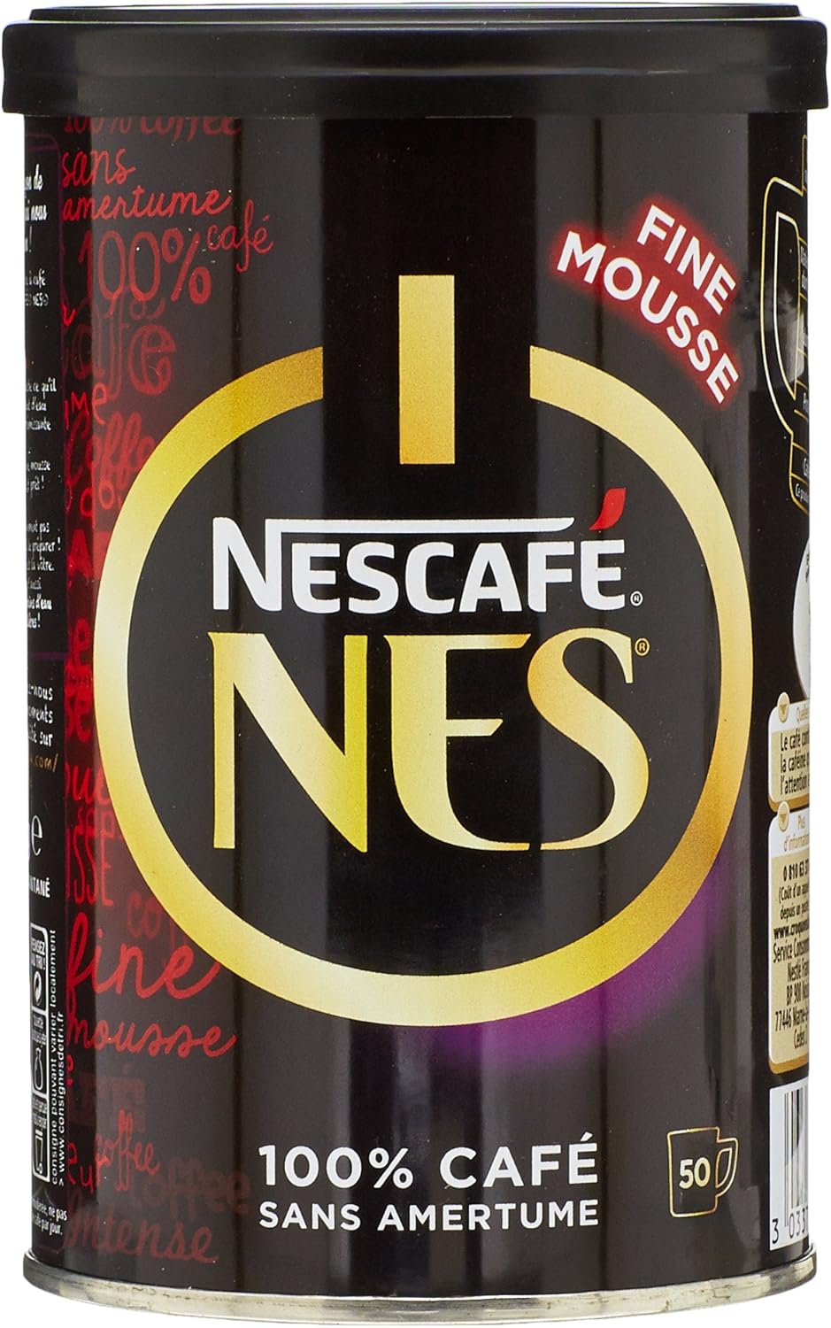 Nescafé NES, Café Soluble, Boîte de 100g : Amazon.fr: Epicerie
