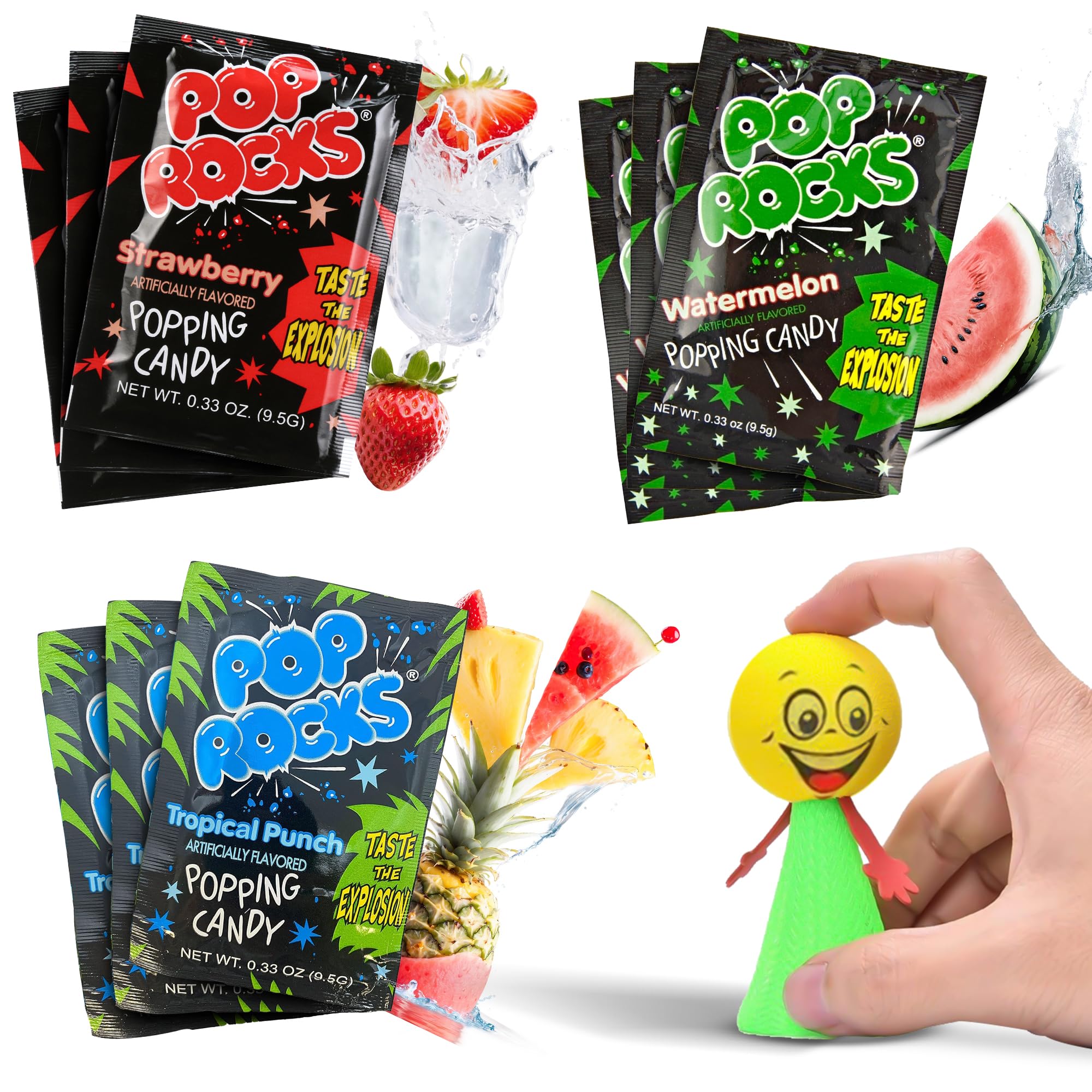 Amazon.com : Fabqual's Bundle of Pop Rocks Candy Bulk Flavours, Pop ...