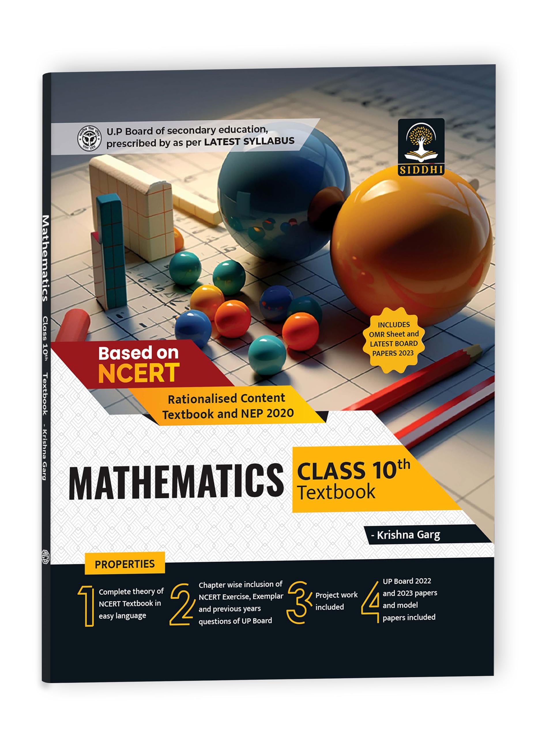 Educart UP Board Class 10 MATHEMATICS Textbook 2024 (Based On Latest ...