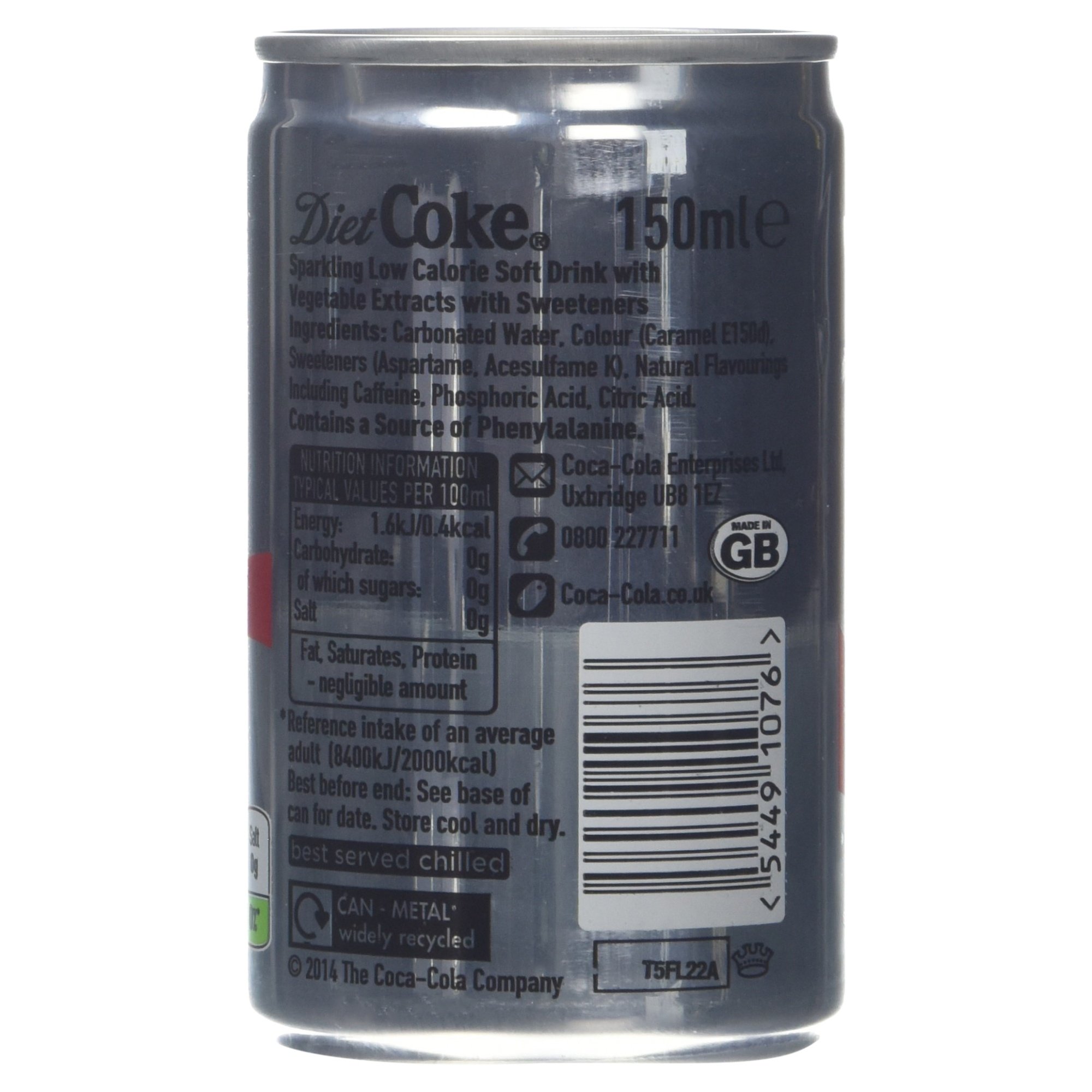 Coca-Cola Diet Coke Can, 12 x 150ml- Buy Online in India at Desertcart ...