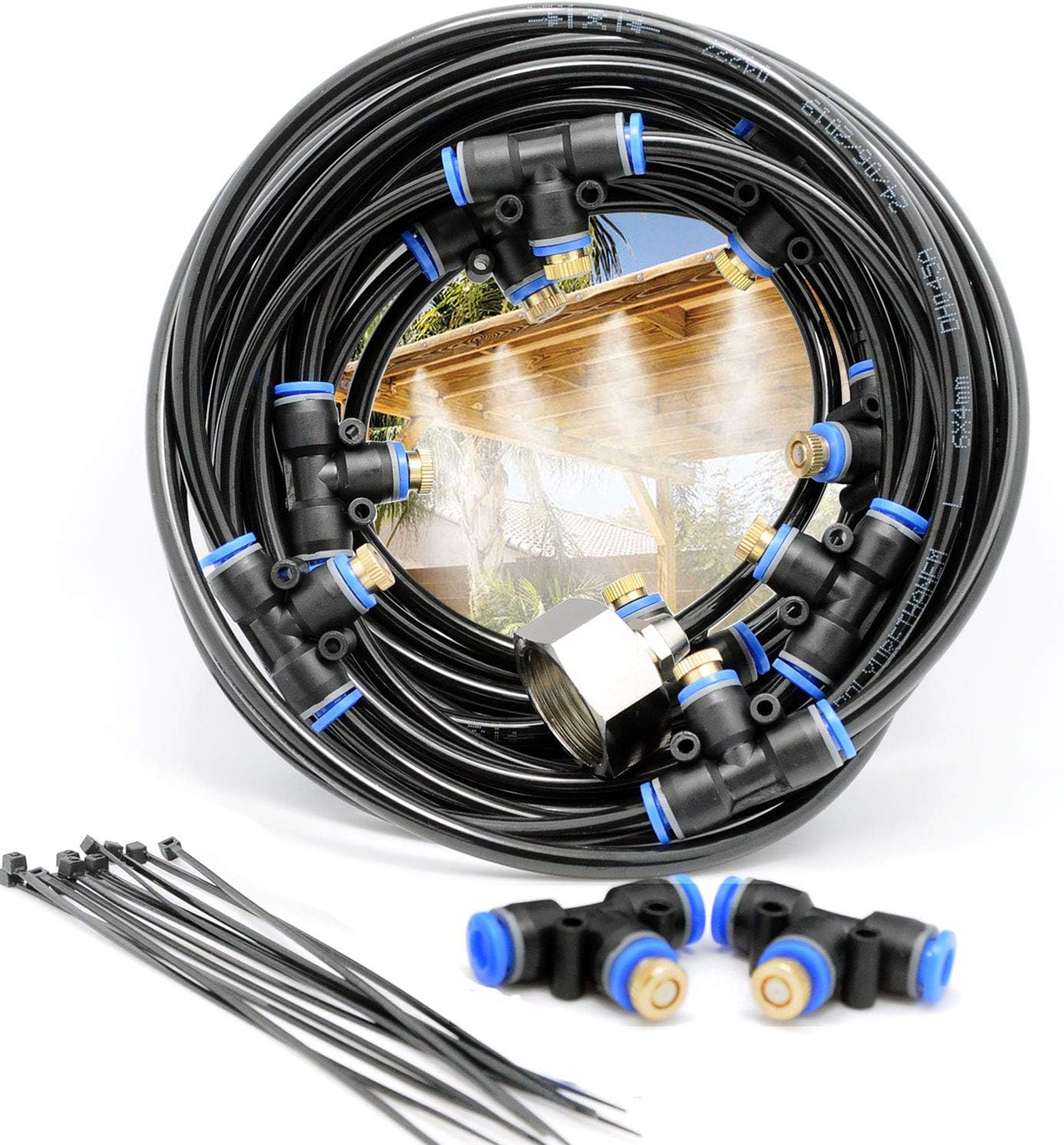 Xcellent Global Mist Cooling System for Outside 12m/40ft with 16 ...