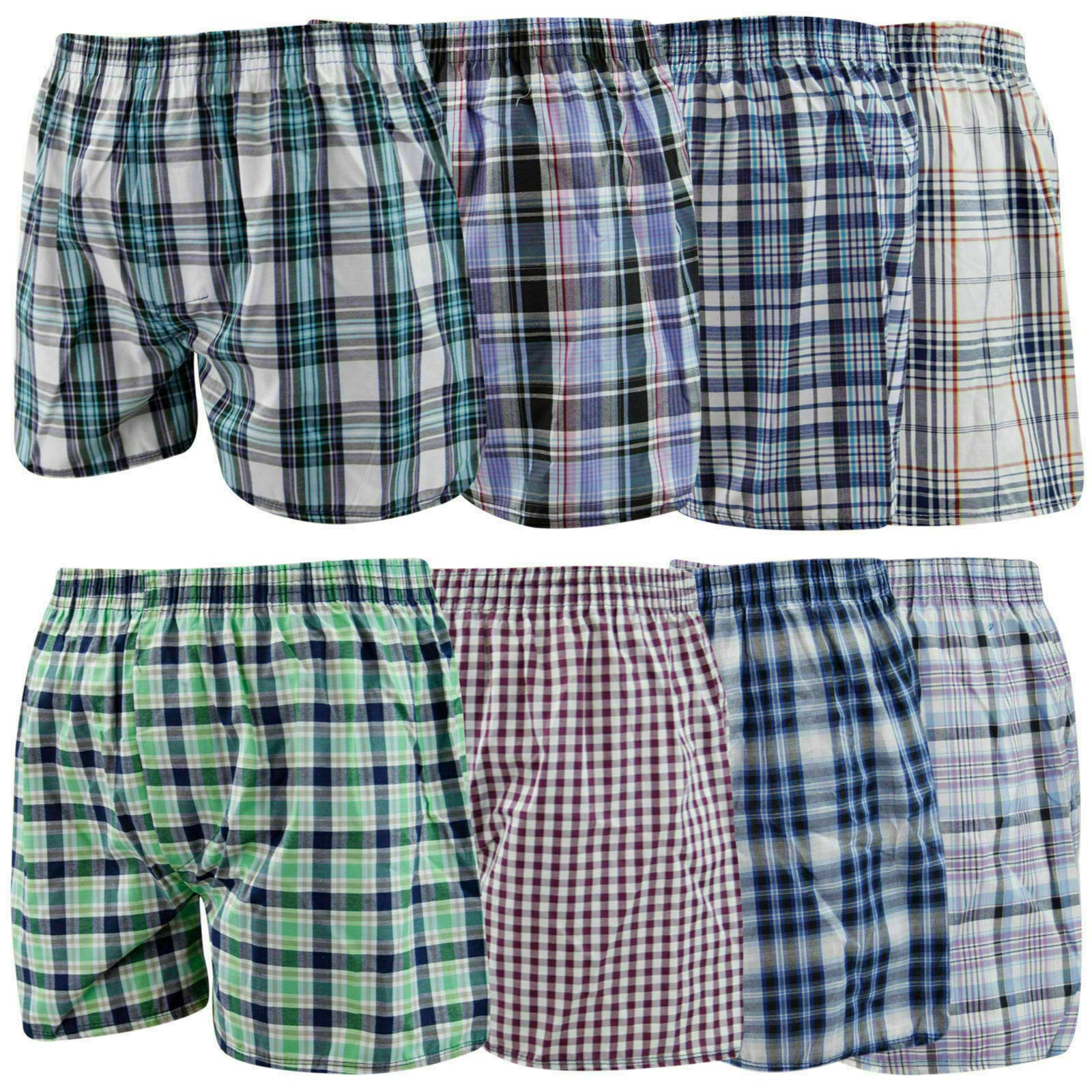 Compare ct men's woven cotton rich boxer shorts trunks underwear 3pk ...
