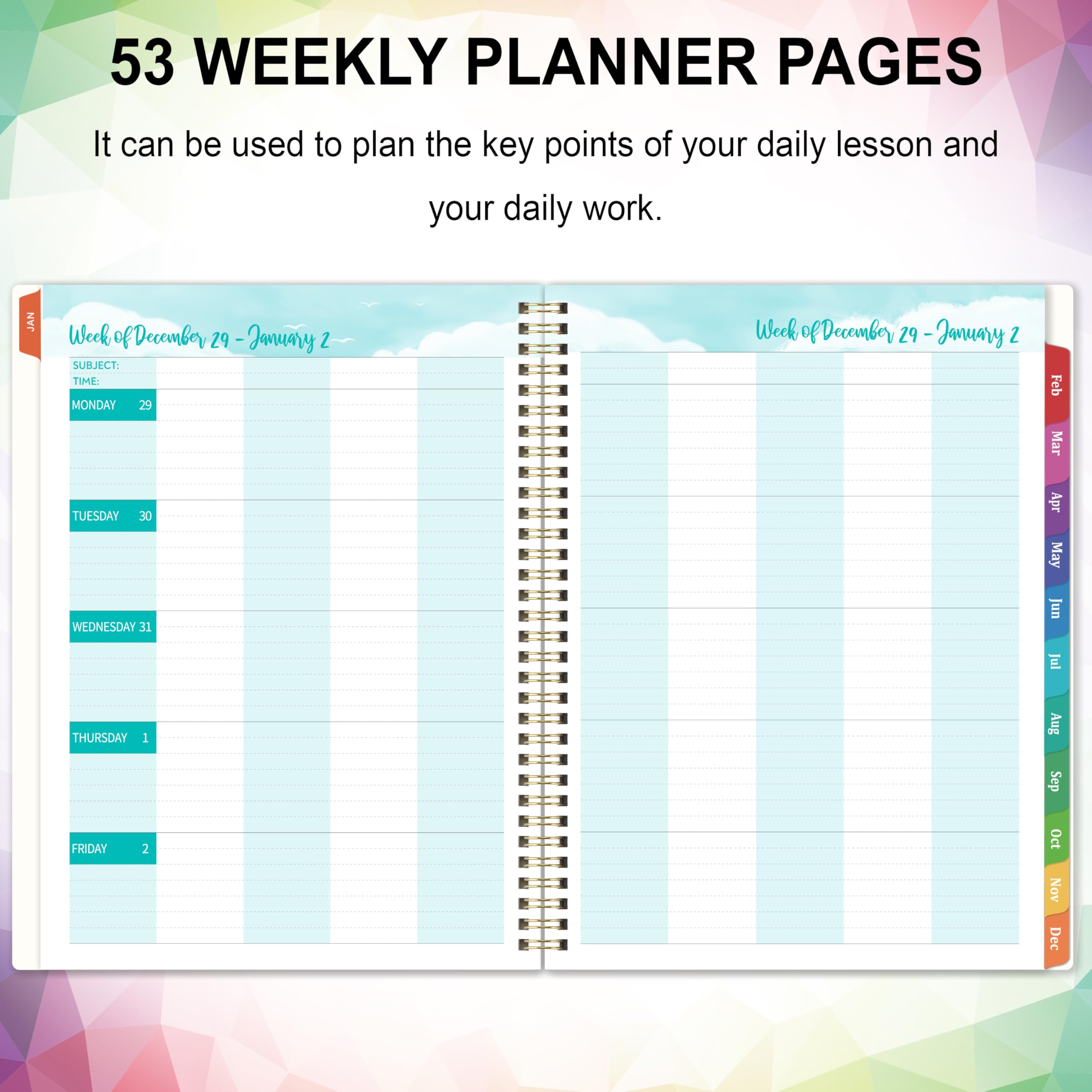 Snapklik.com : Teacher Planner 2026 - Teacher Lesson Planner 2026 ...