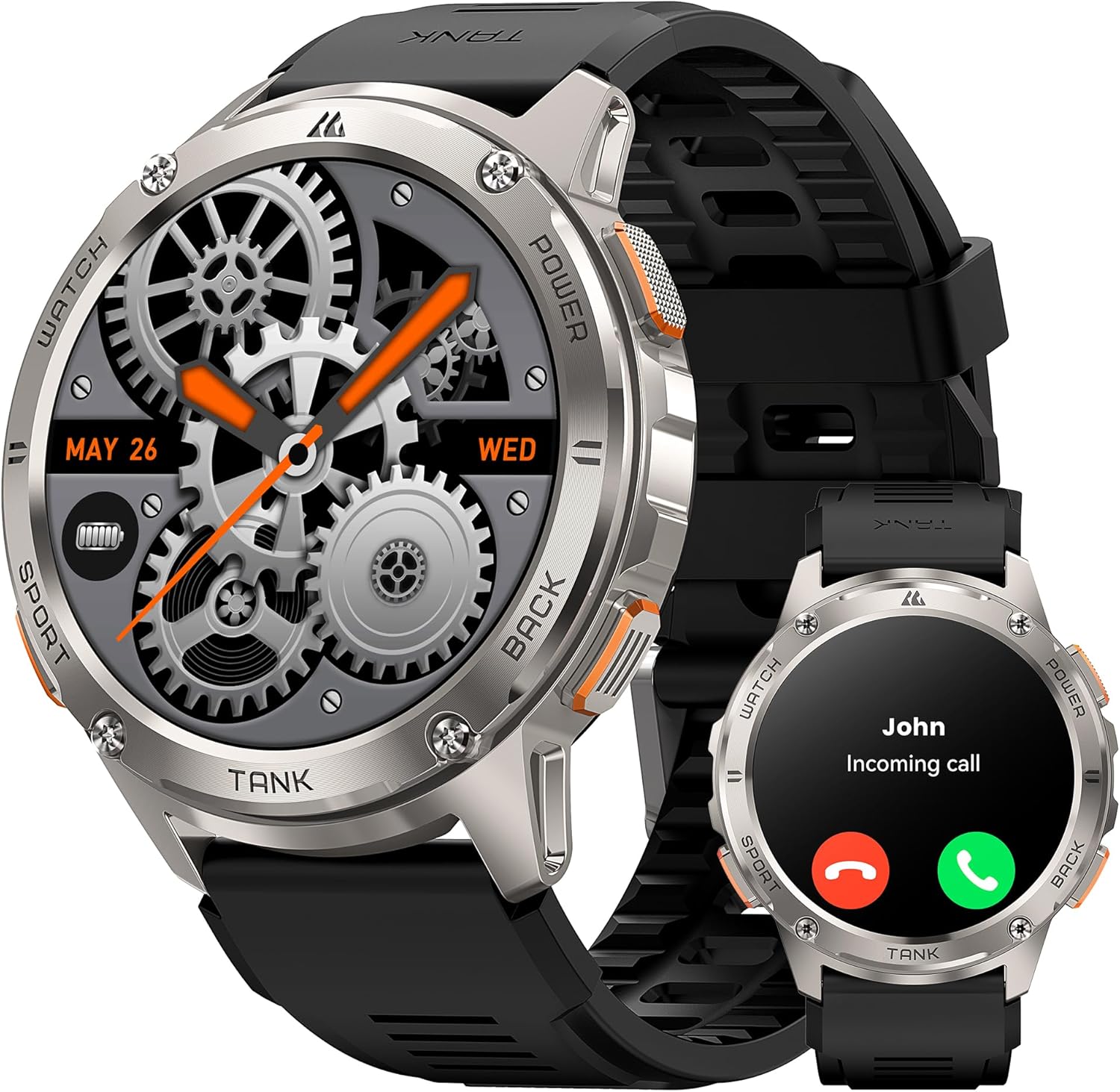 Amazon.com: KOSPET Smart Watch for Men, 60 Days Extra-Long Battery, 50M ...