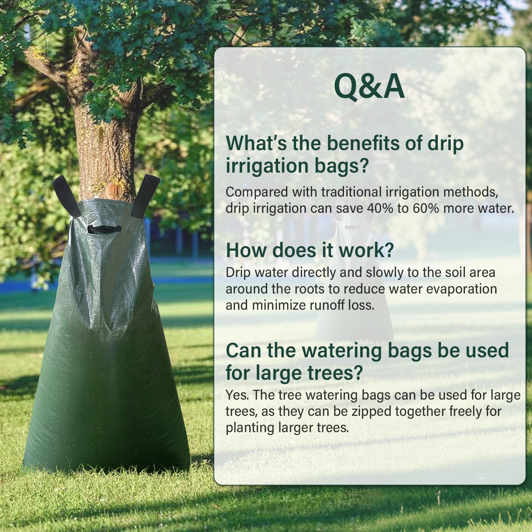 Snapklik.com : Toriexon 10 Pack Tree Watering Bags, 20 Gallon Slow ...