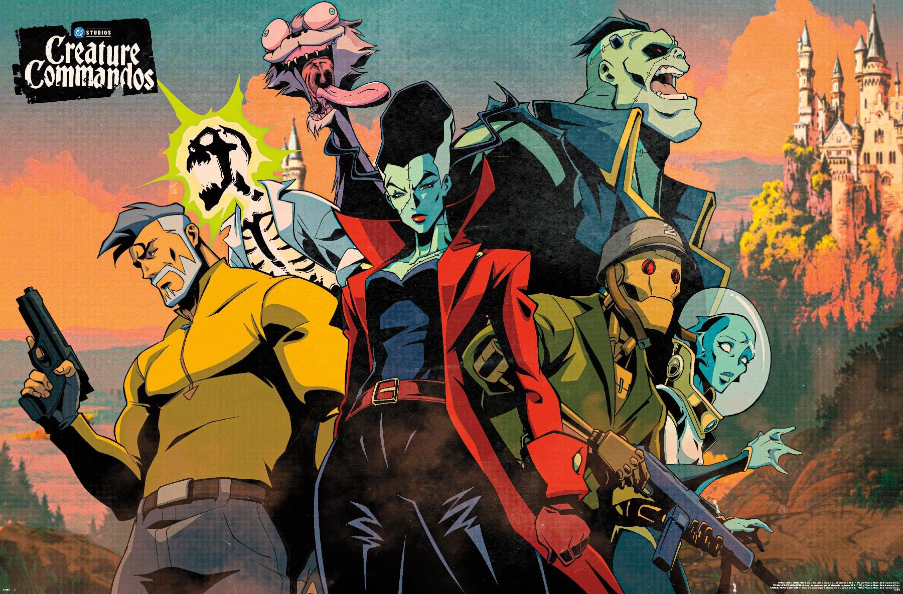 Amazon.com: Trends International DC Comics Creature Commandos - Key Art ...