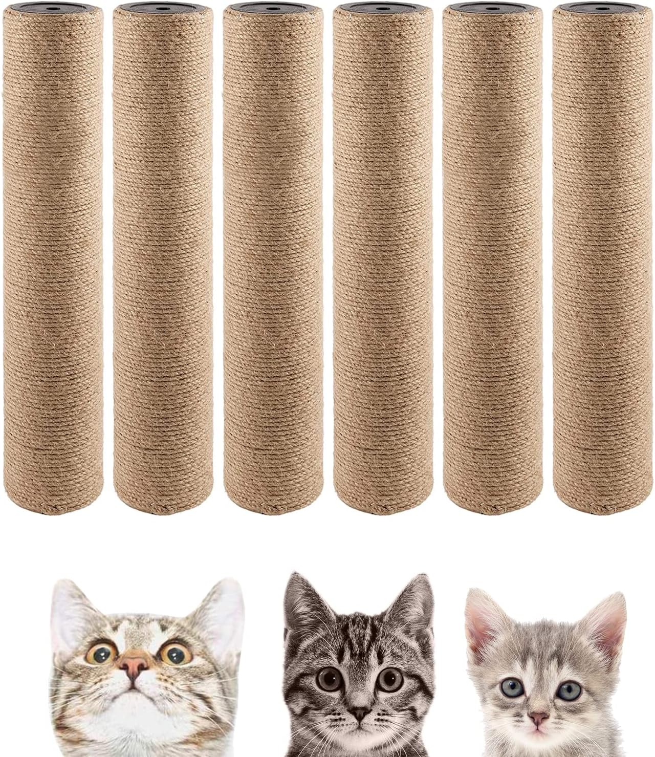 Amazon.com : 4 pcs Cat Scratching Post Replaceable Sisal Scratching ...