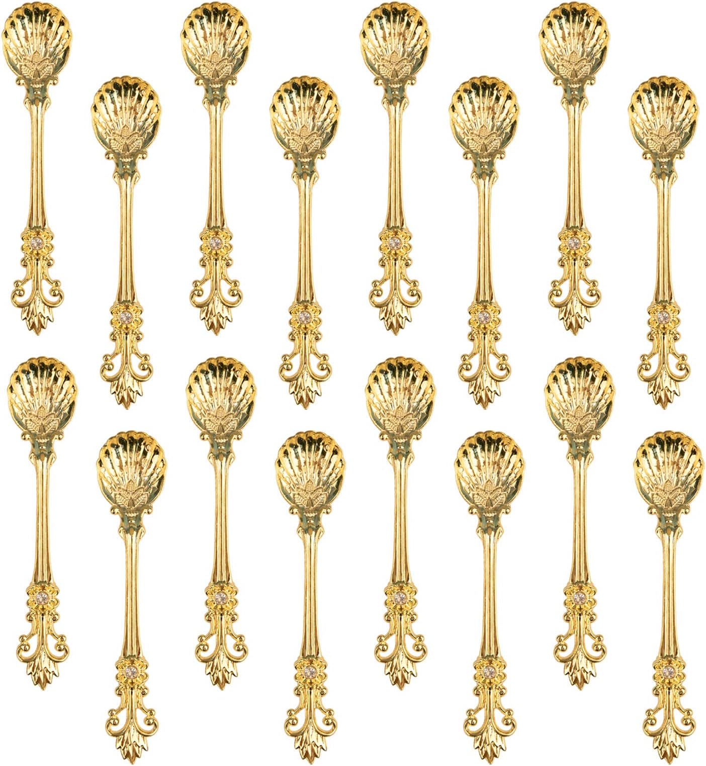 Amazon.com: Retro Spoon Crystal Alloy Spoon Witch Spoon Crystal Tea ...