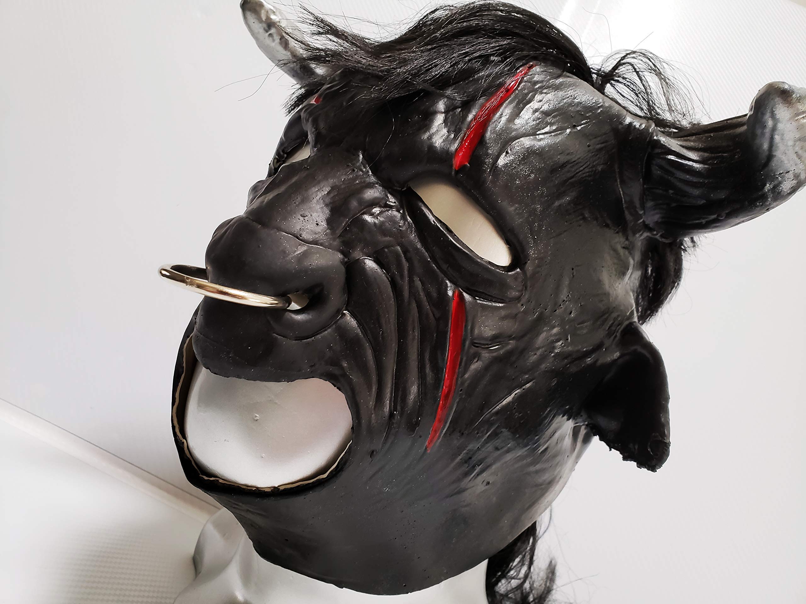 TAURUS WRESTLING MASK LATEX MASK LUCHADOR COSTUME WRESTLER LUCHA LIBRE ...