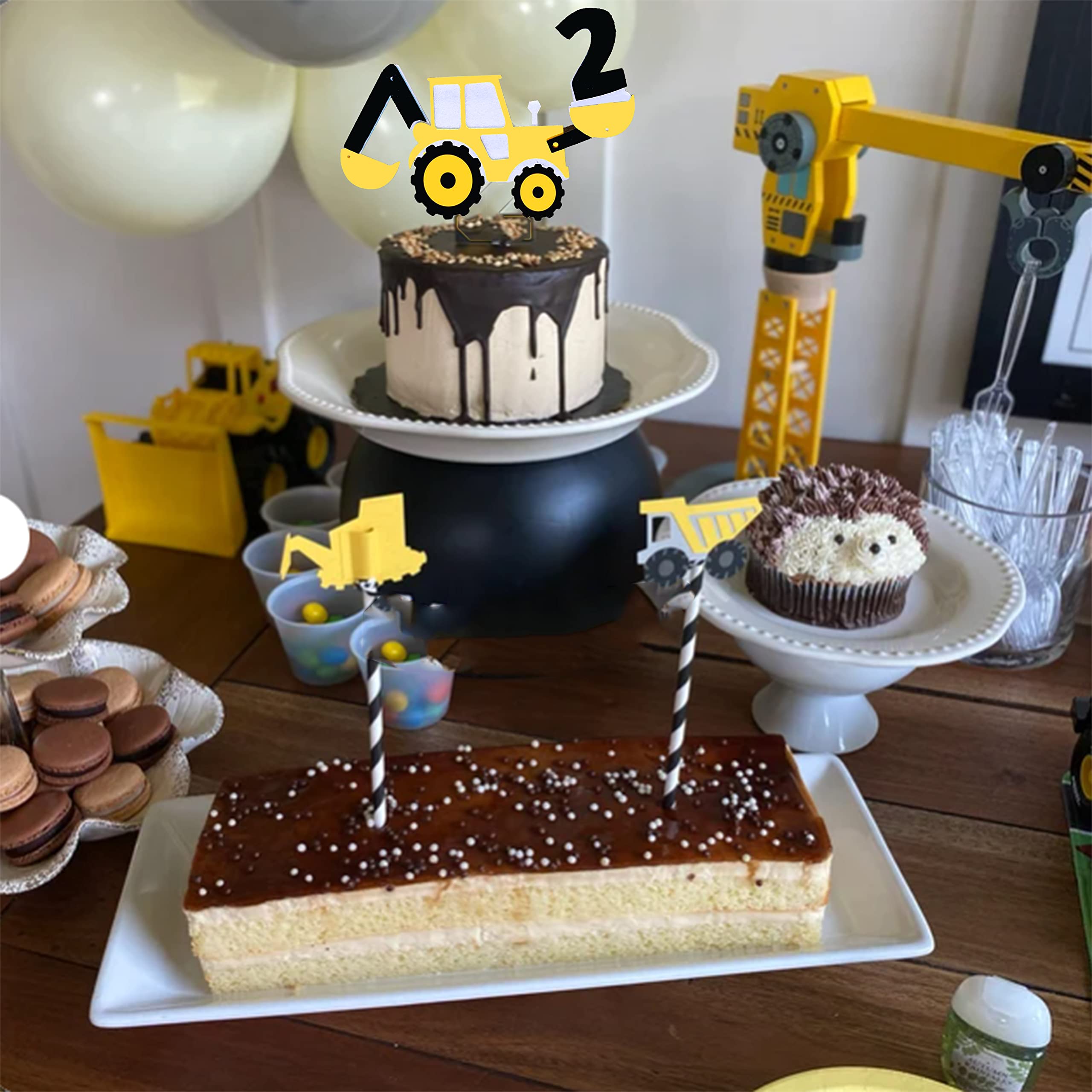 Construction Theme 2nd Birthday Cake 2 Kg Construction Theme Kids