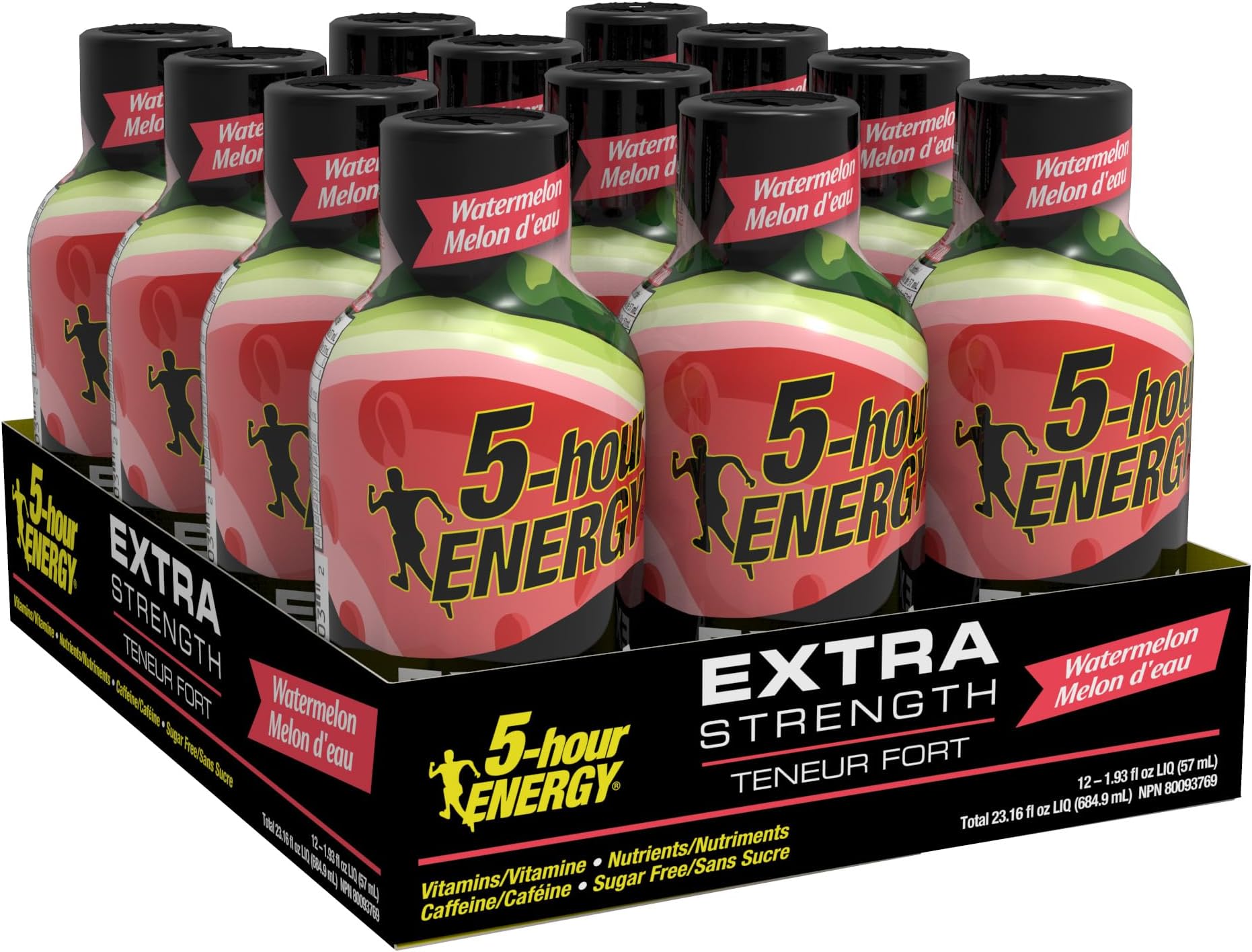 Amazon.com : Kirkland Signature Extra Strength Energy Shot Variety, 2 ...