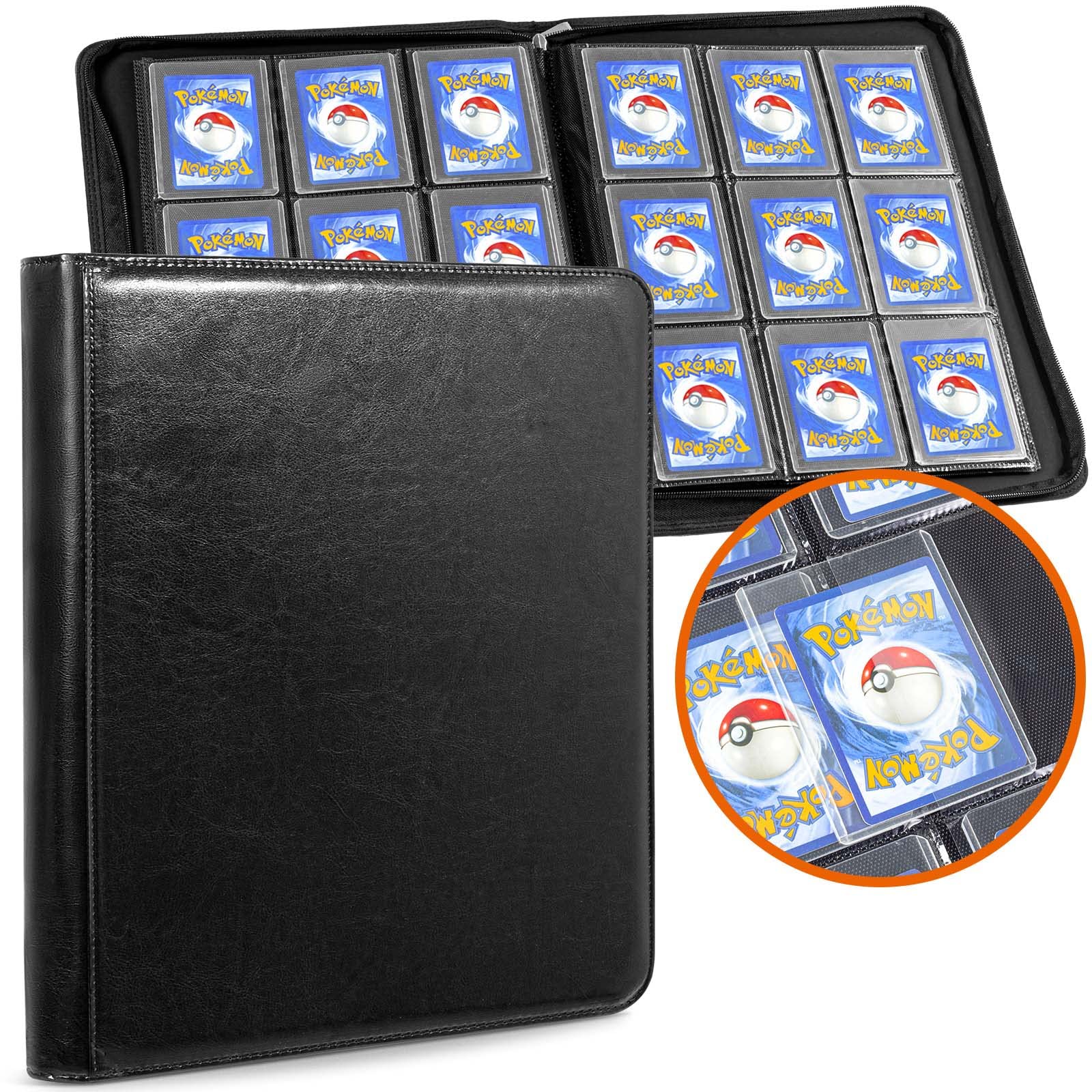 TopLoader Binder, Trading Card Binder Storage for 200+ Toploaders Hard ...