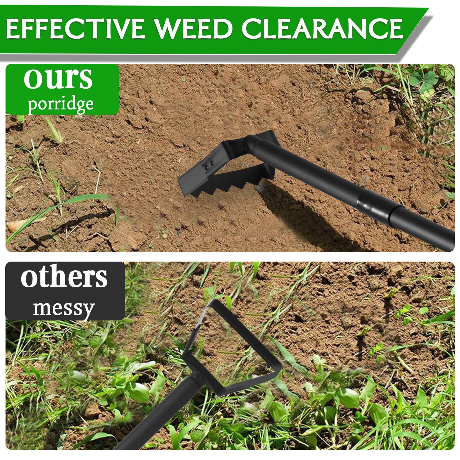 Snapklik.com : Hoe Garden Tool, 31-75 Inch 1.1 Inch Diameter Matte ...