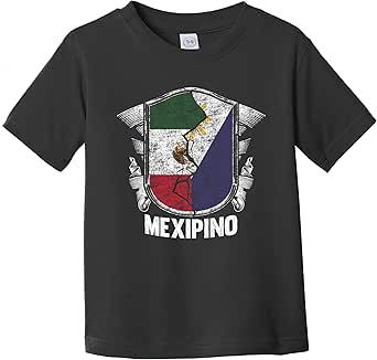 Amazon.com: Really Awesome Shirts Mexipino Mexico Philippines Flag Half Mexican Half Filipino ...