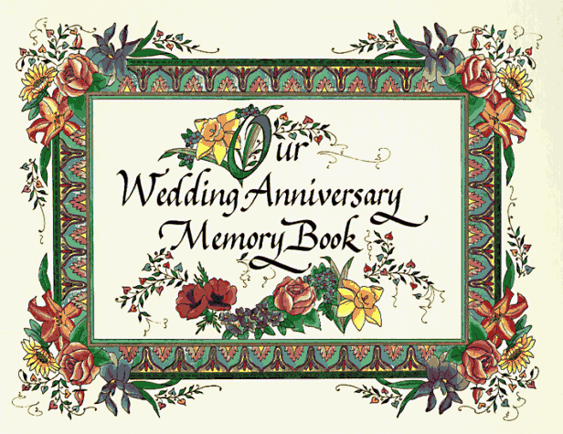 Our Wedding Anniversary Memory Book : TalusCorporation: Amazon.co.uk: Books