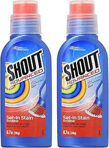 Shout Advanced Ultra Concentrated Gel para eliminar manchas, 8 oz ...