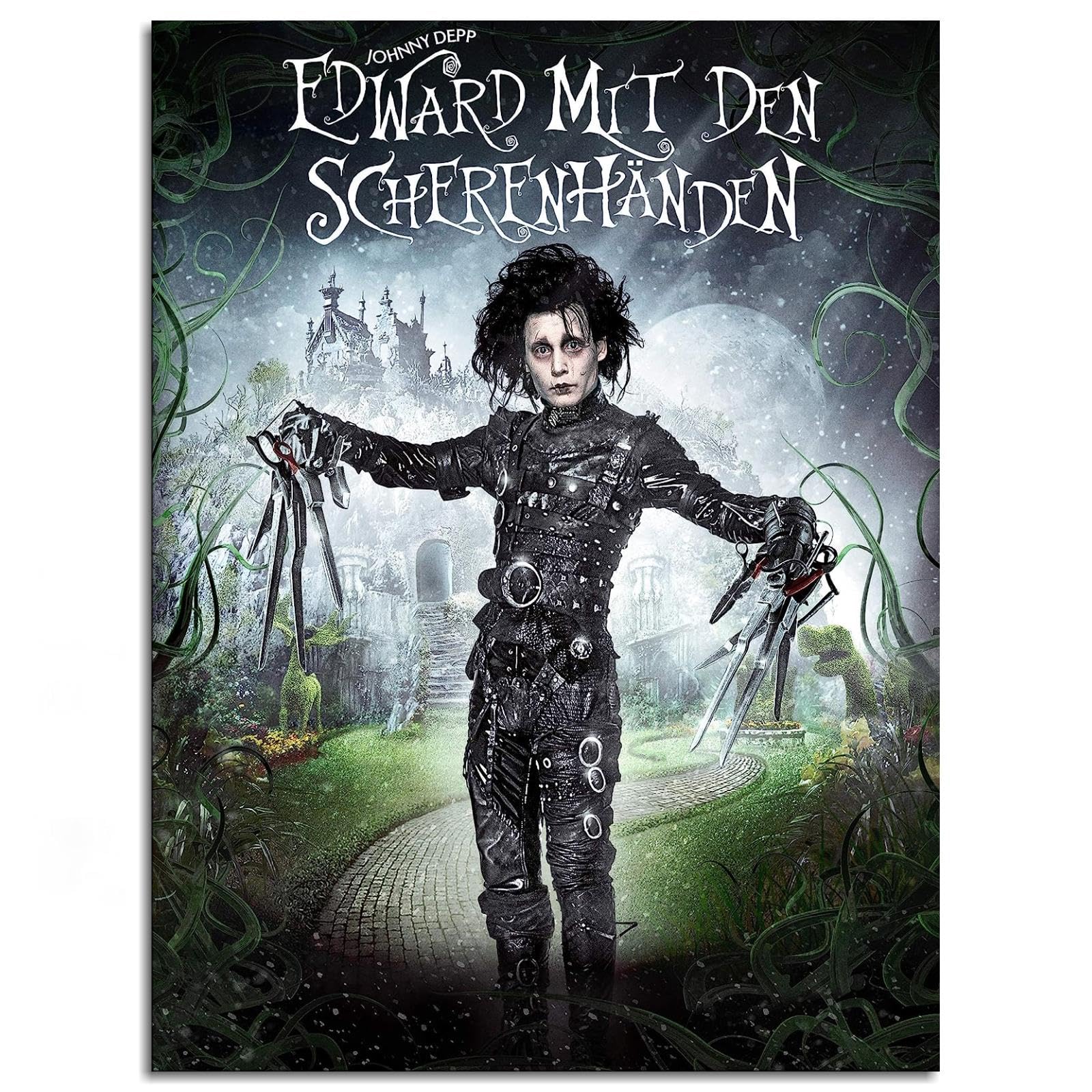 Amazon.com: Edward Scissorhands (1990) Movie Poster Poster Fantasy Love ...