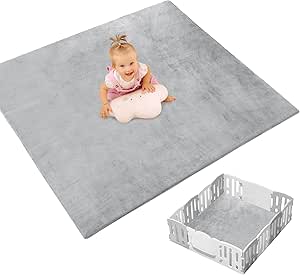 Amazon.com: MABOZOO Extra Large Baby Play Mat for Playpen, 50x50 Memory ...