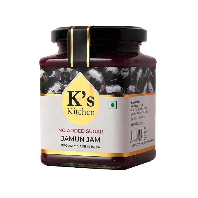 K's Kitchen No Added Sugar Jamun Jam 330gm Loved by Karen Anand | No ...