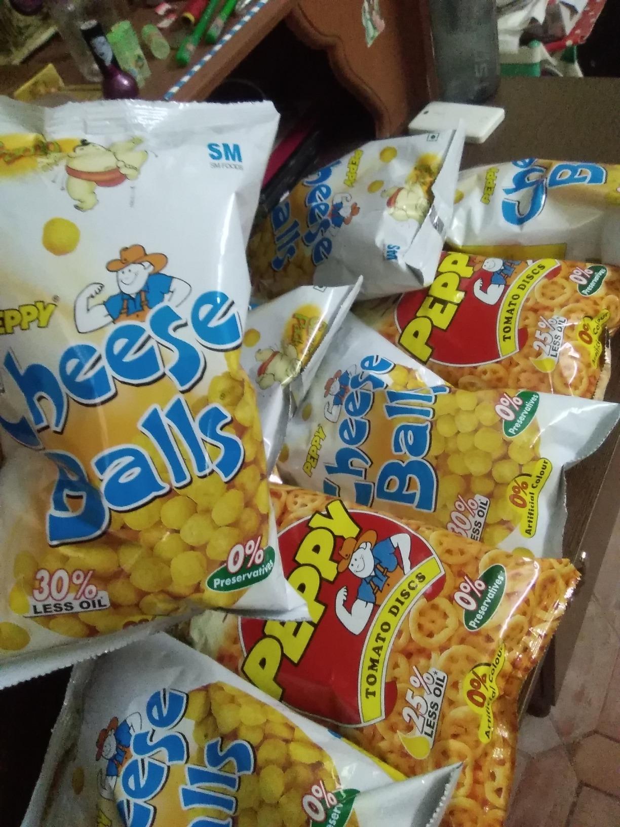 Peppy Cheese Balls, 55g or 60g (Weight May Vary) : Amazon.in: Grocery ...
