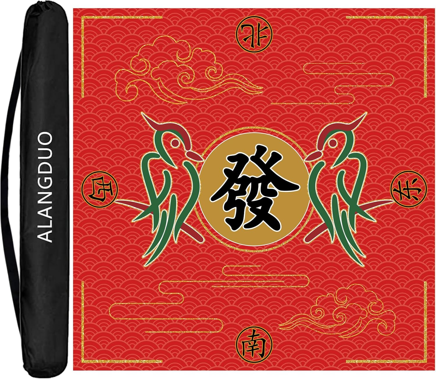 Large Mahjong Mat with Carrying Bag, Anti Slip and Noise Reduction ...