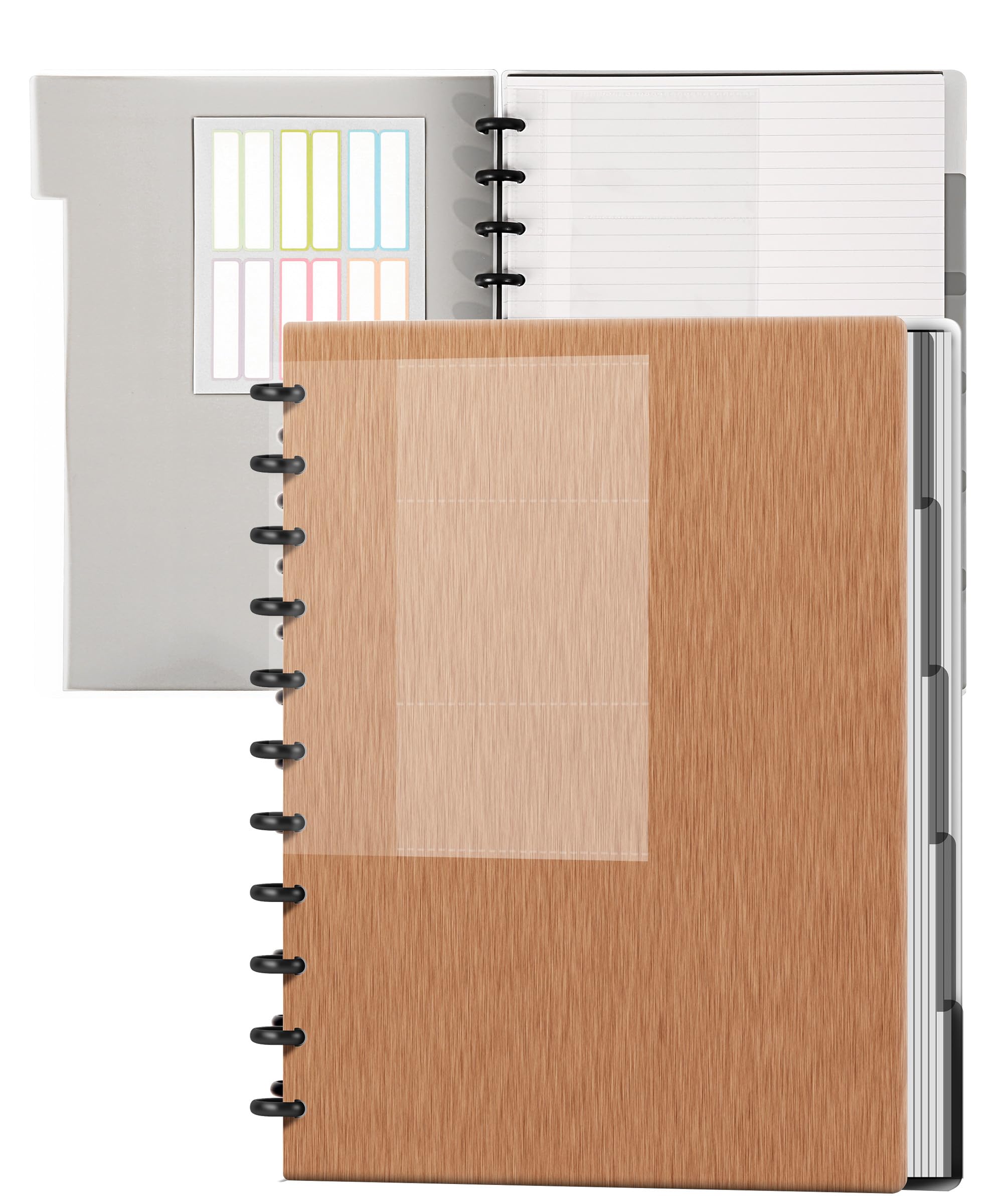 Snapklik.com : Discbound Notebook Refillable 5 Subject Notebook 8.6" X ...