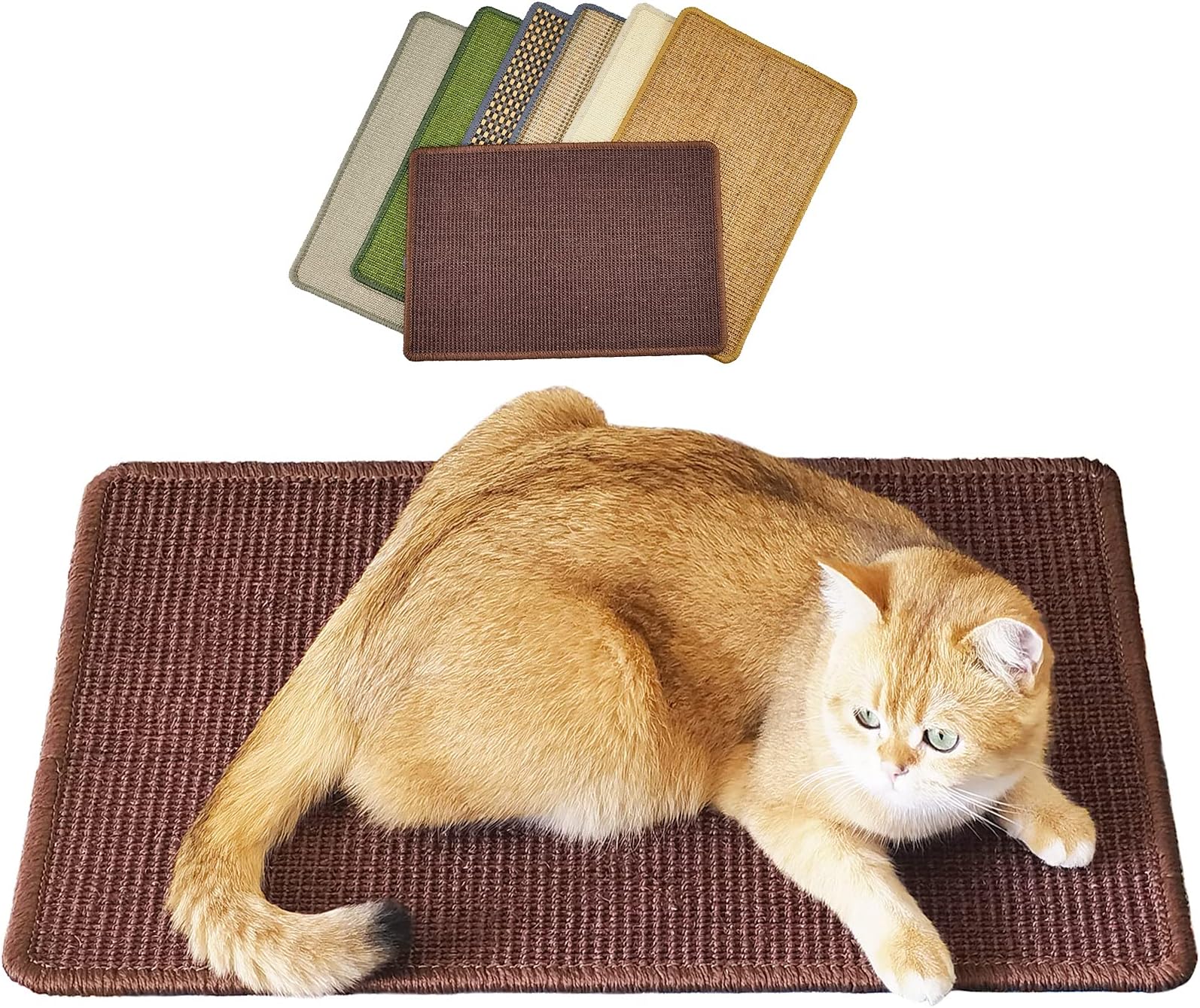 Amazon.com : Cat Scratcher Mat, 24 X 15 Inch Cat Scratch Mats ...
