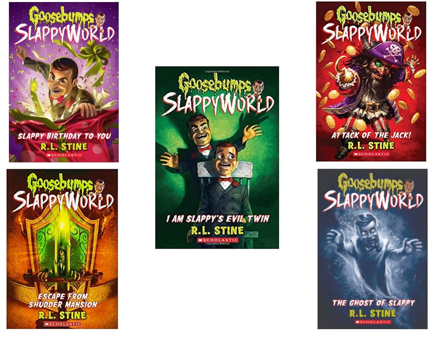 Goosebumps SlappyWorld: 5 Book Set (Slappy Birthday to You, Attack of ...