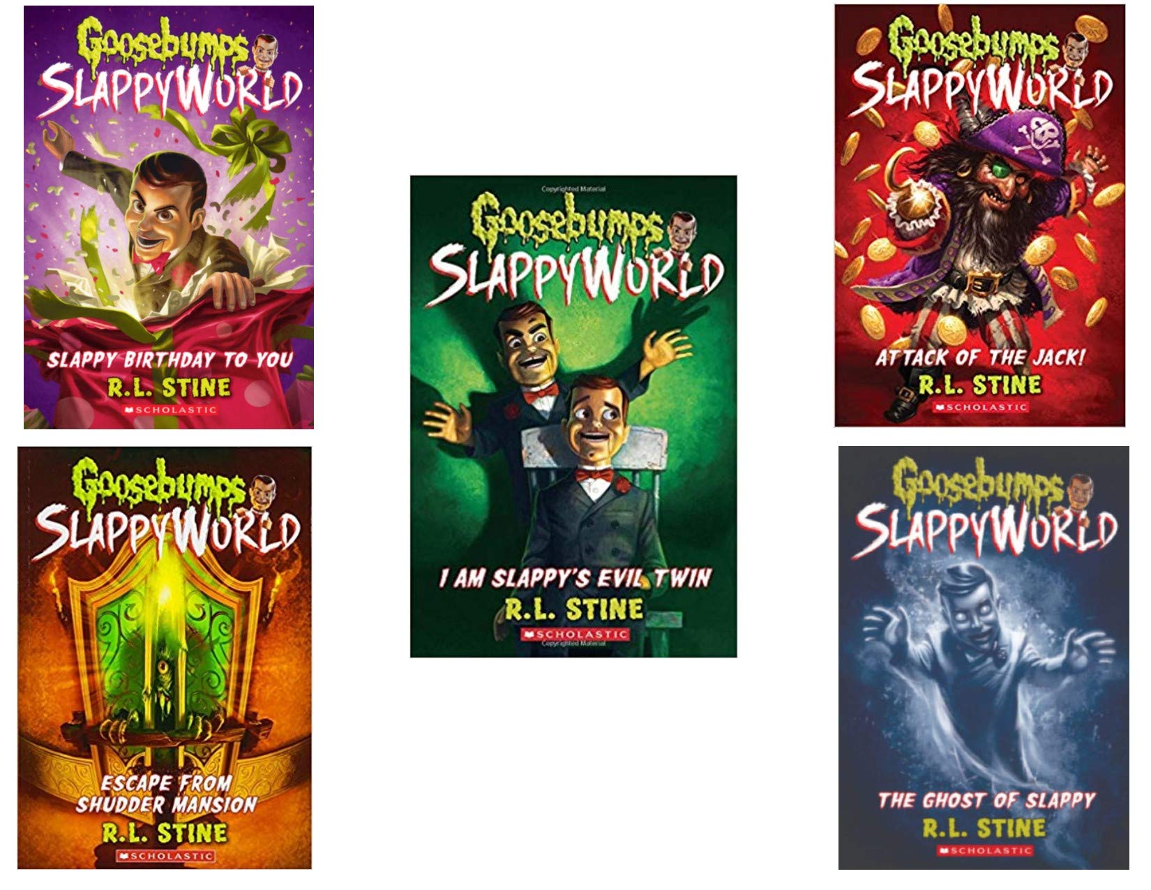 Goosebumps SlappyWorld: 5 Book Set (Slappy Birthday to You, Attack of ...